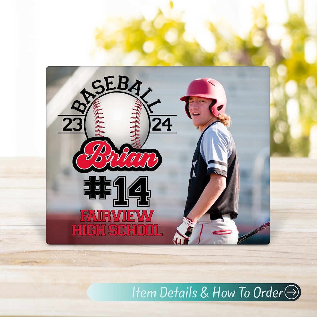 Personalized Baseball Picture Frame – Team Gift, Coach Gift - Etsy