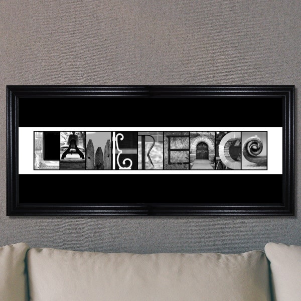 Custom Letter Art - Etsy