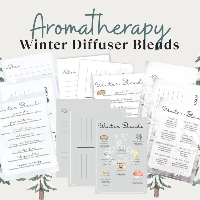Winter Diffuser Oils - Etsy