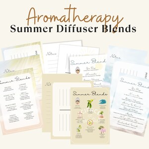 Essential Oil Summer Diffuser Blends Printable - Etsy