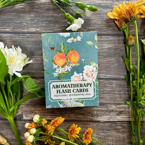 Aromatherapy Flash Cards and Companion Guide - Etsy