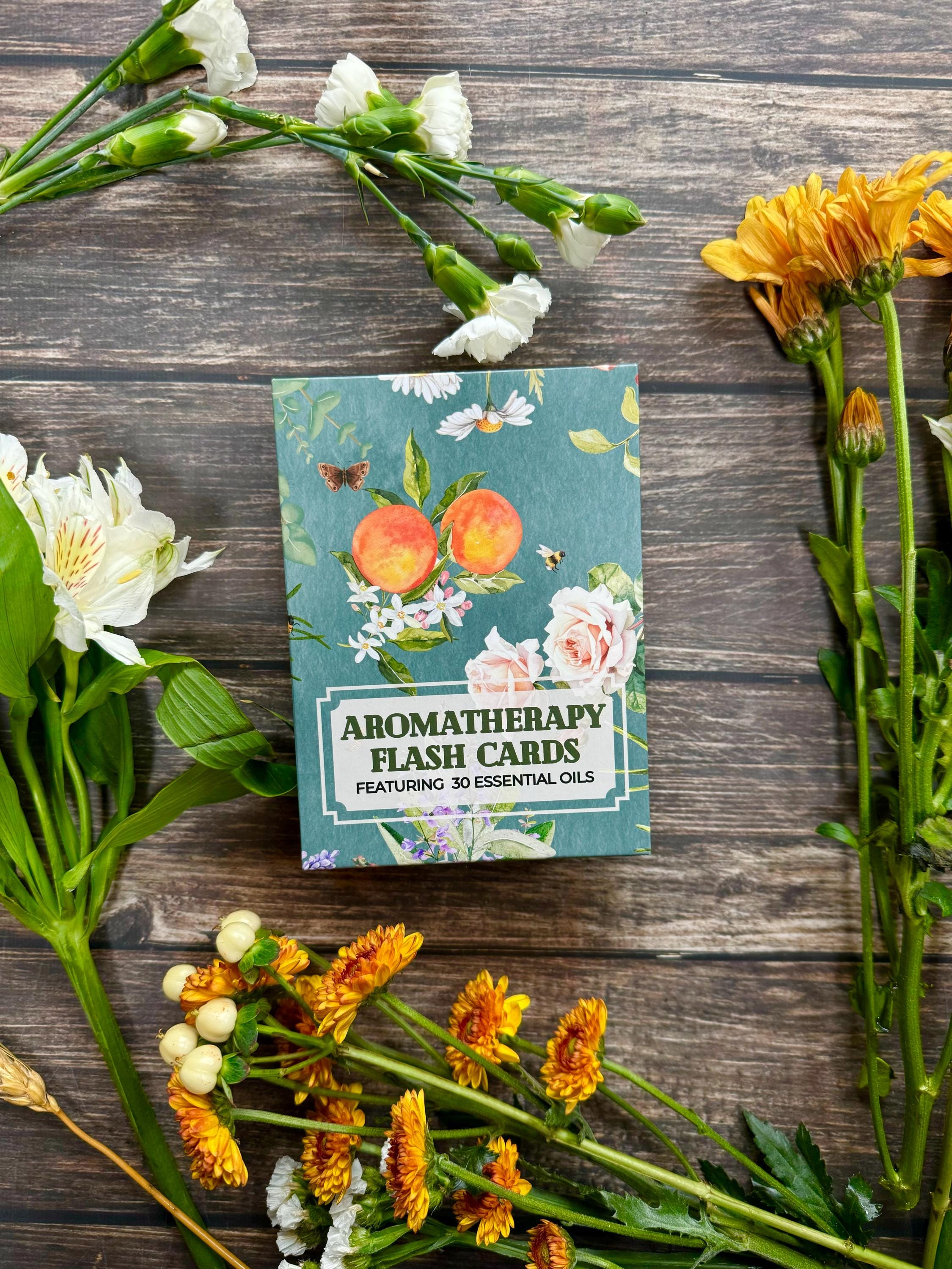 Aromatherapy Flash Cards and Companion Guide - Etsy