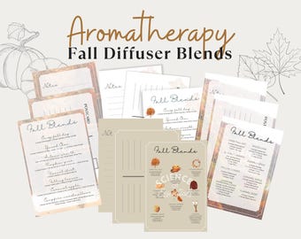 Fall Diffuser Blends Printable | Essential Oil Diffuser Recipes for ...