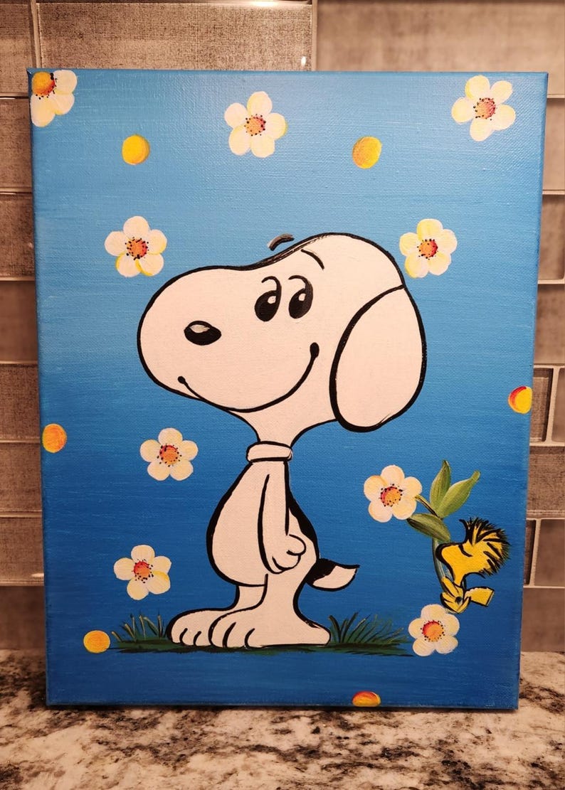 Snoopy Painting Peanuts Peanuts Painting Snoopy Painting Snoopy on ...