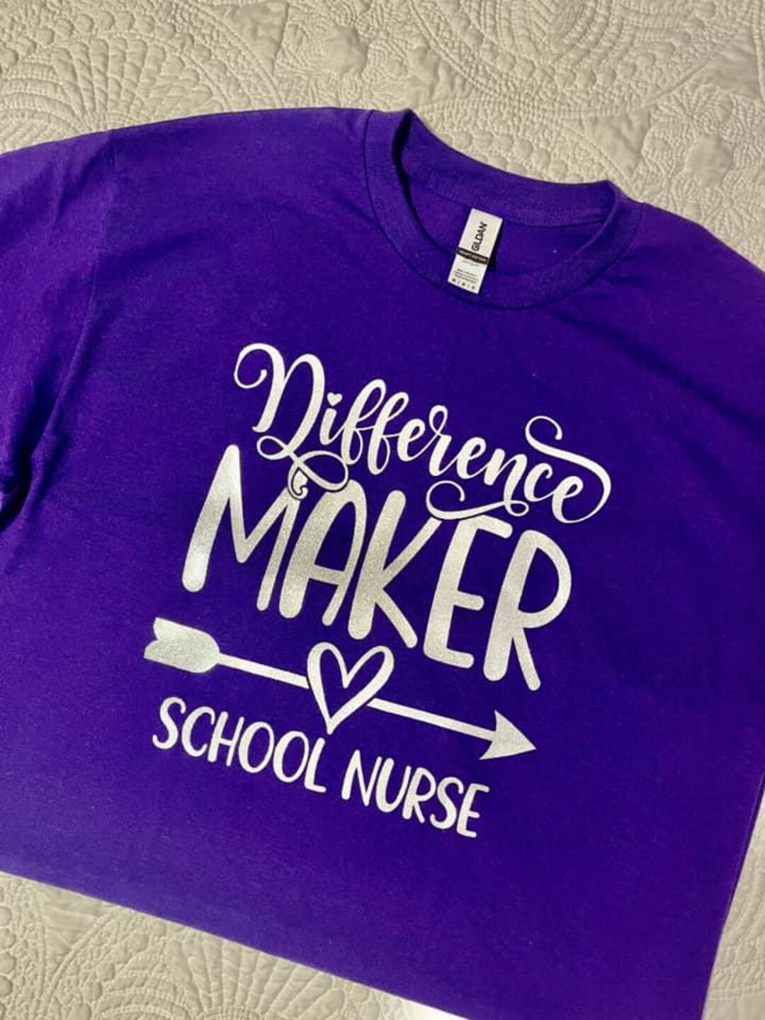 School Nurse - Difference Maker T-shirt - Etsy
