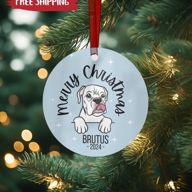 Boxer Ornament - Etsy