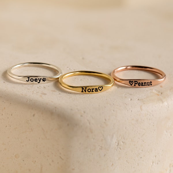 Name Ring - Etsy