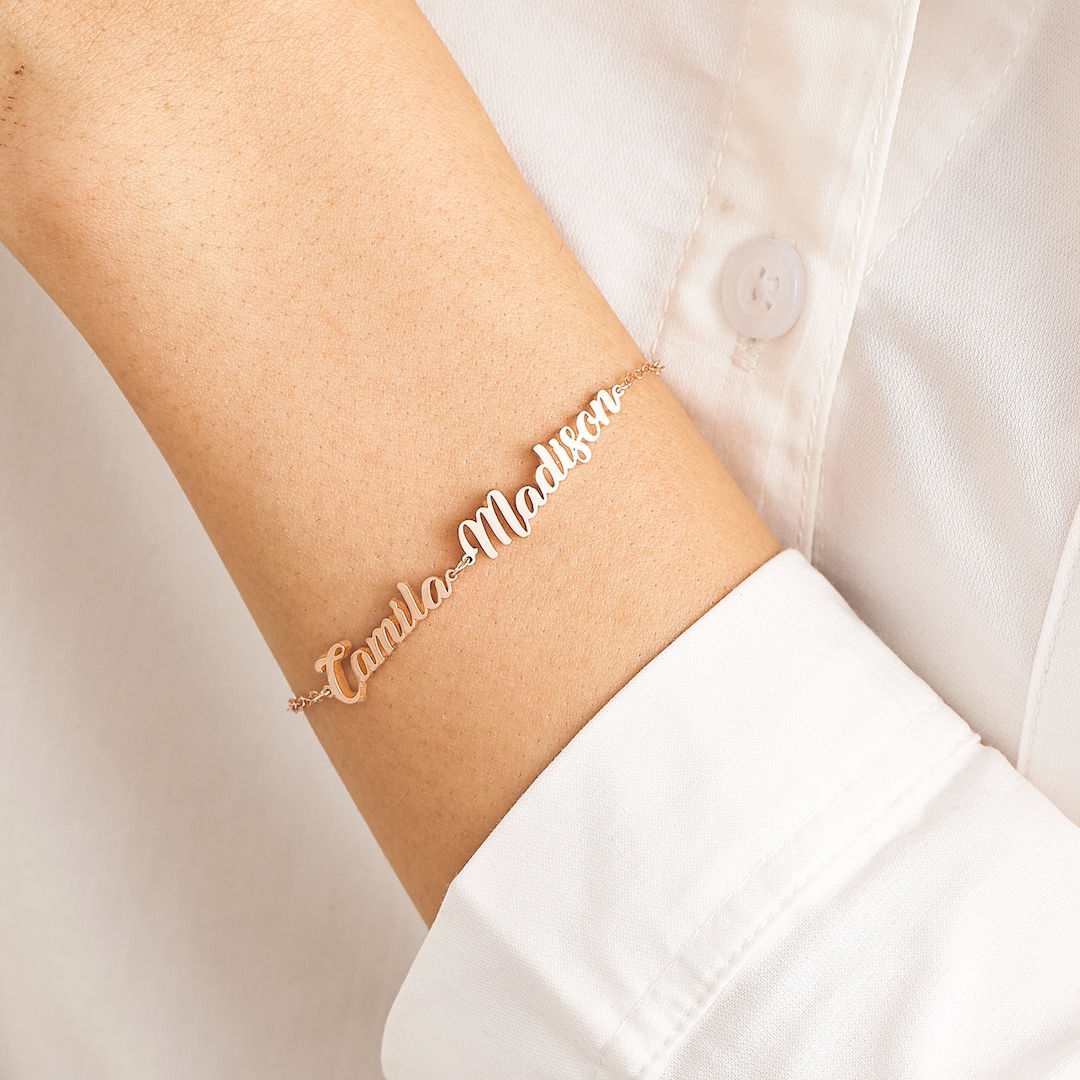 Custom Names Bracelet - Personalized Name Bracelet - Kid Name Bracelet ...