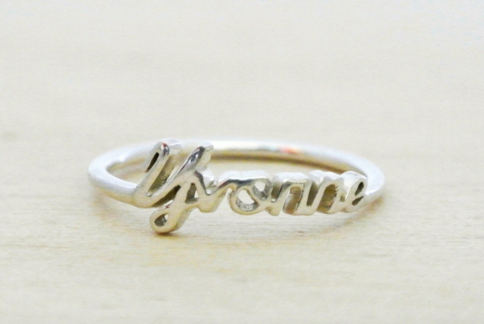 Stackable Name Ring Personalized Name Ring Children Name - Etsy