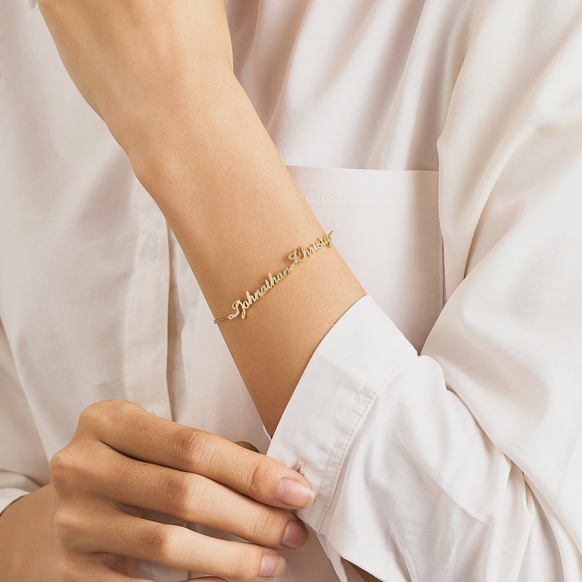 Custom Names Bracelet Personalized Name Bracelet Multiple | Etsy