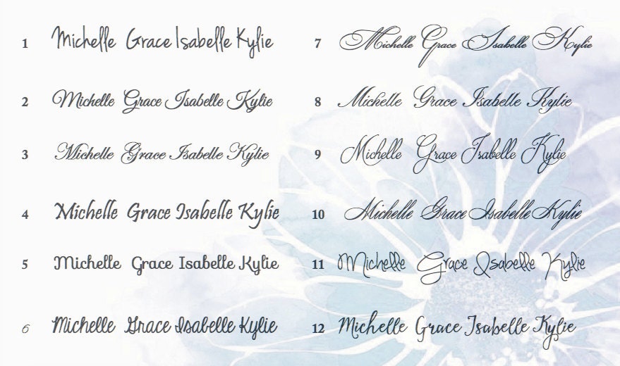 Custom Names Bracelet - Personalized Name Bracelet - Multiple Names ...