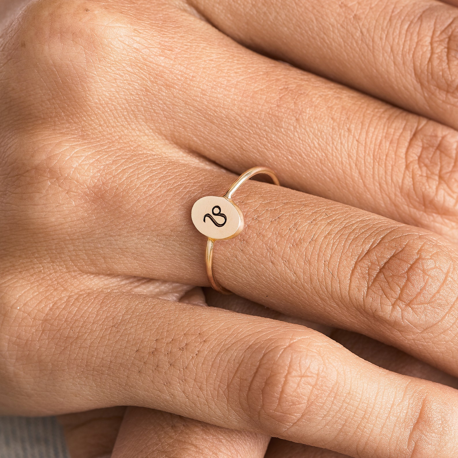 Dainty Zodiac Rings - Custom Oval Rings - Personalized Rings ...