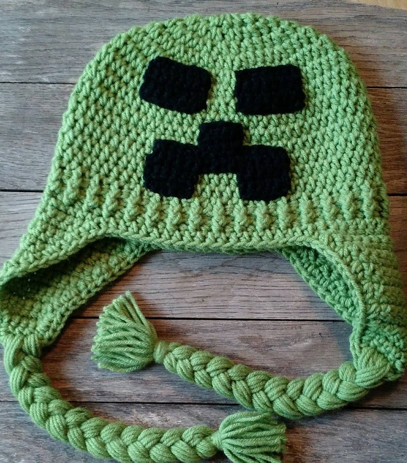 Minecraft Hat Crochet
