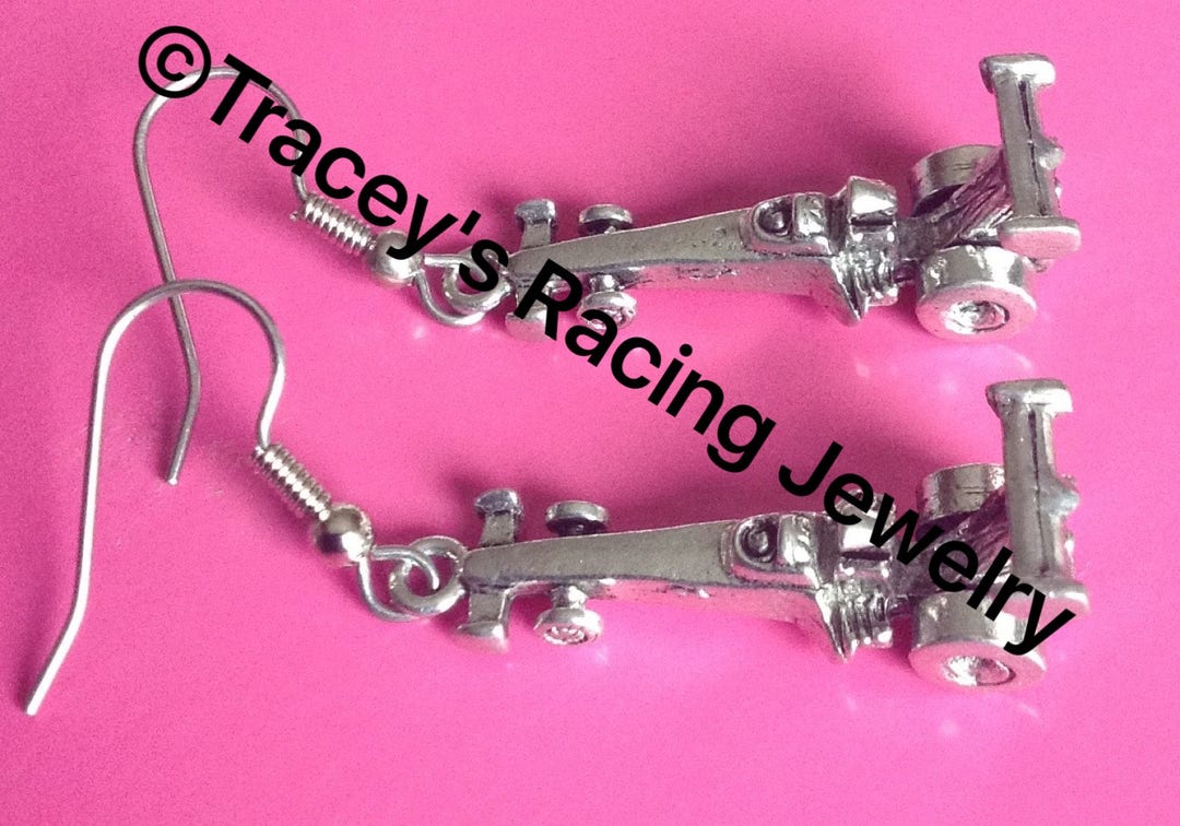 NHRA Top Fuel Dragster Earrings Tracey's Racing Jewelry Exclusive Item ...