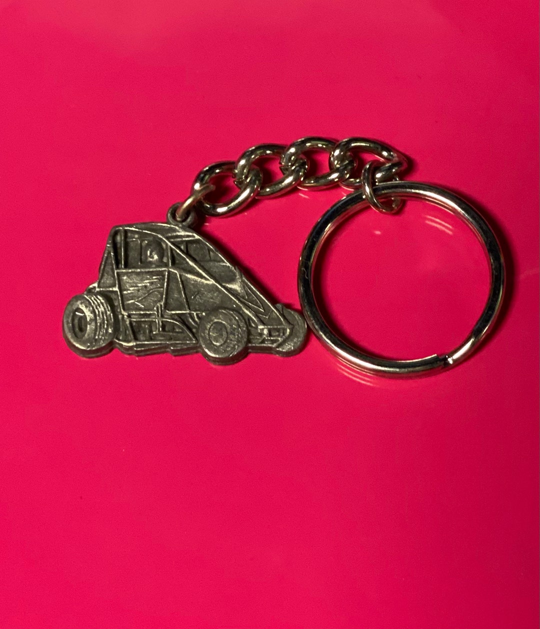 Non Wing Ford Focus Midget Sprint Car Pewter Keychain. Tracey's Racing ...