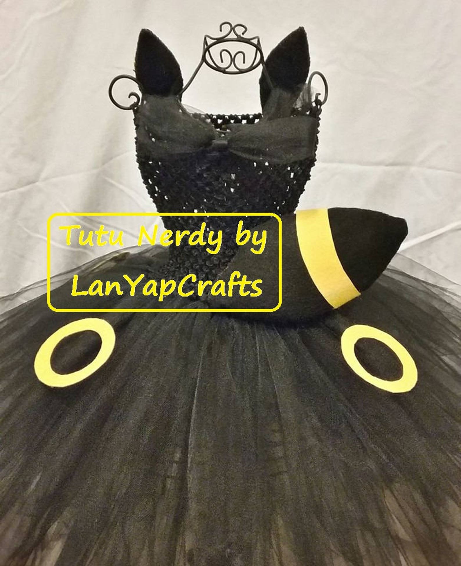 Umbreon Pokemon Tutu Dress - Baby, Toddler, Girls Cosplay Costume - Etsy