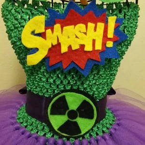 The Incredible Hulk Smash Baby Toddler Girls Avengers Super Hero ...