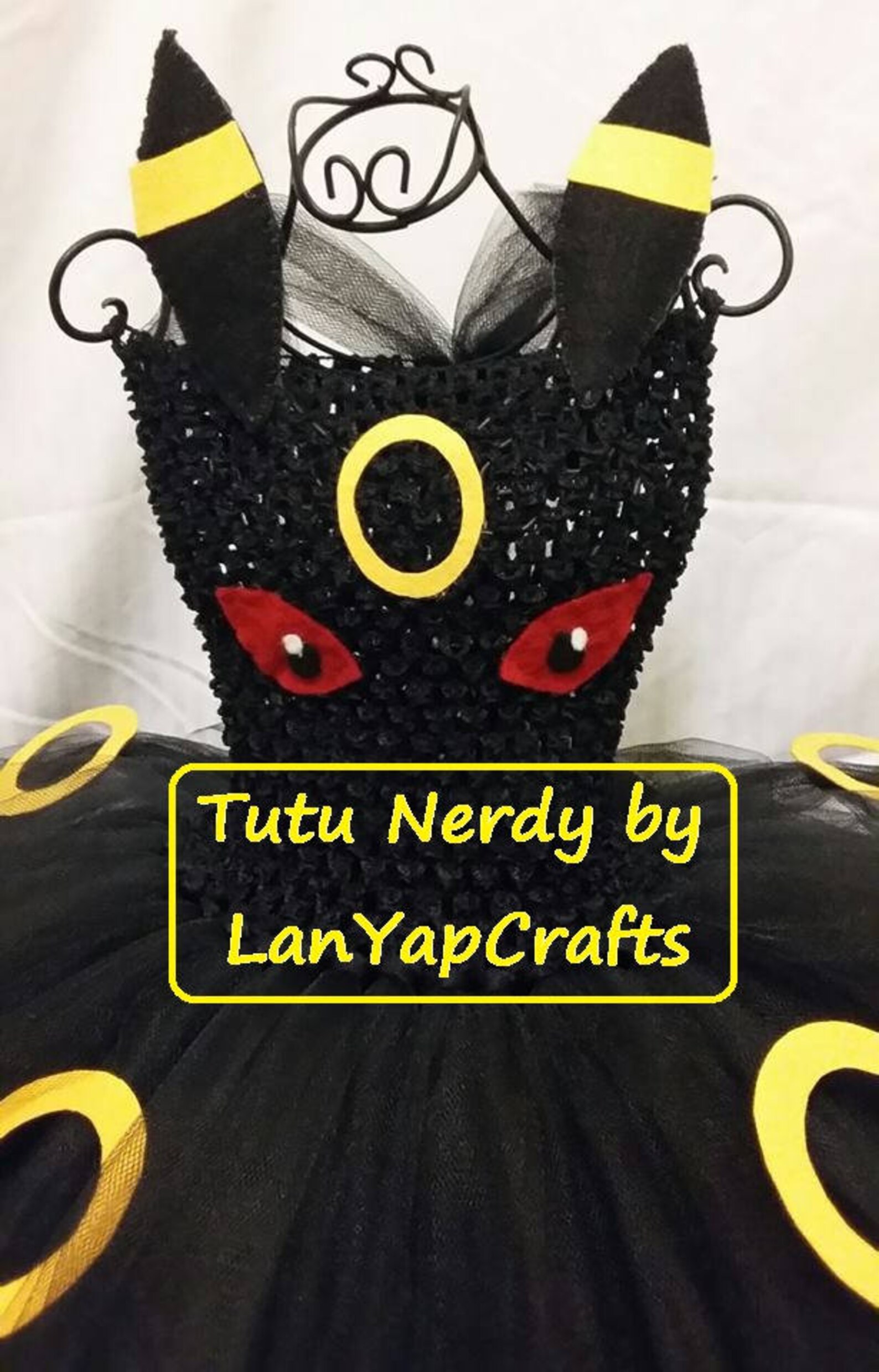 Umbreon Pokemon Tutu Dress - Baby, Toddler, Girls Cosplay Costume - Etsy