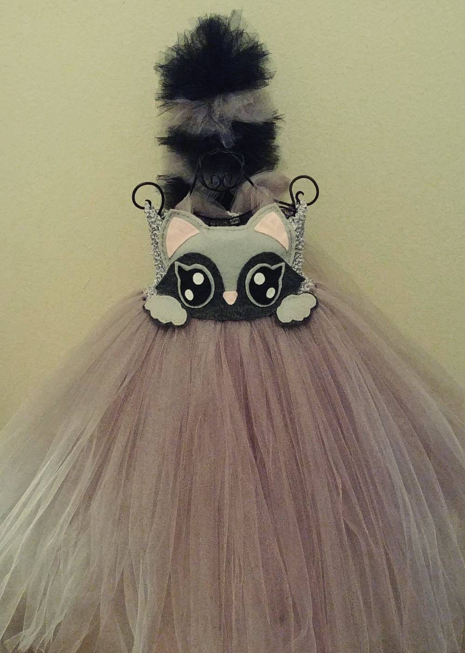 Raccoon Costume Raccoon Tutu Dress Baby Toddler Girls - Etsy Norway