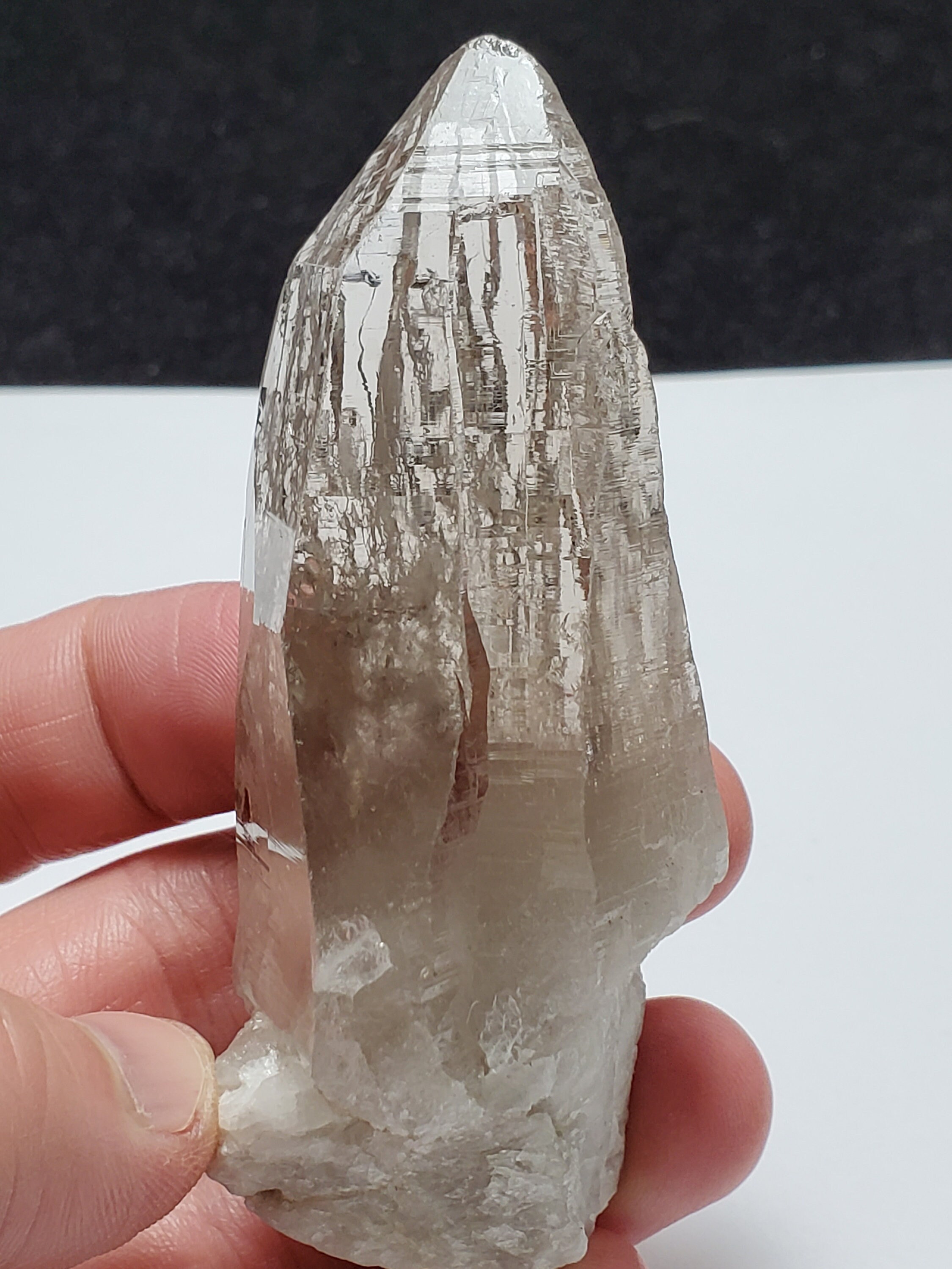 Unique Natural Light Smokey Quartz from Skardu Pakistan- Growth ...