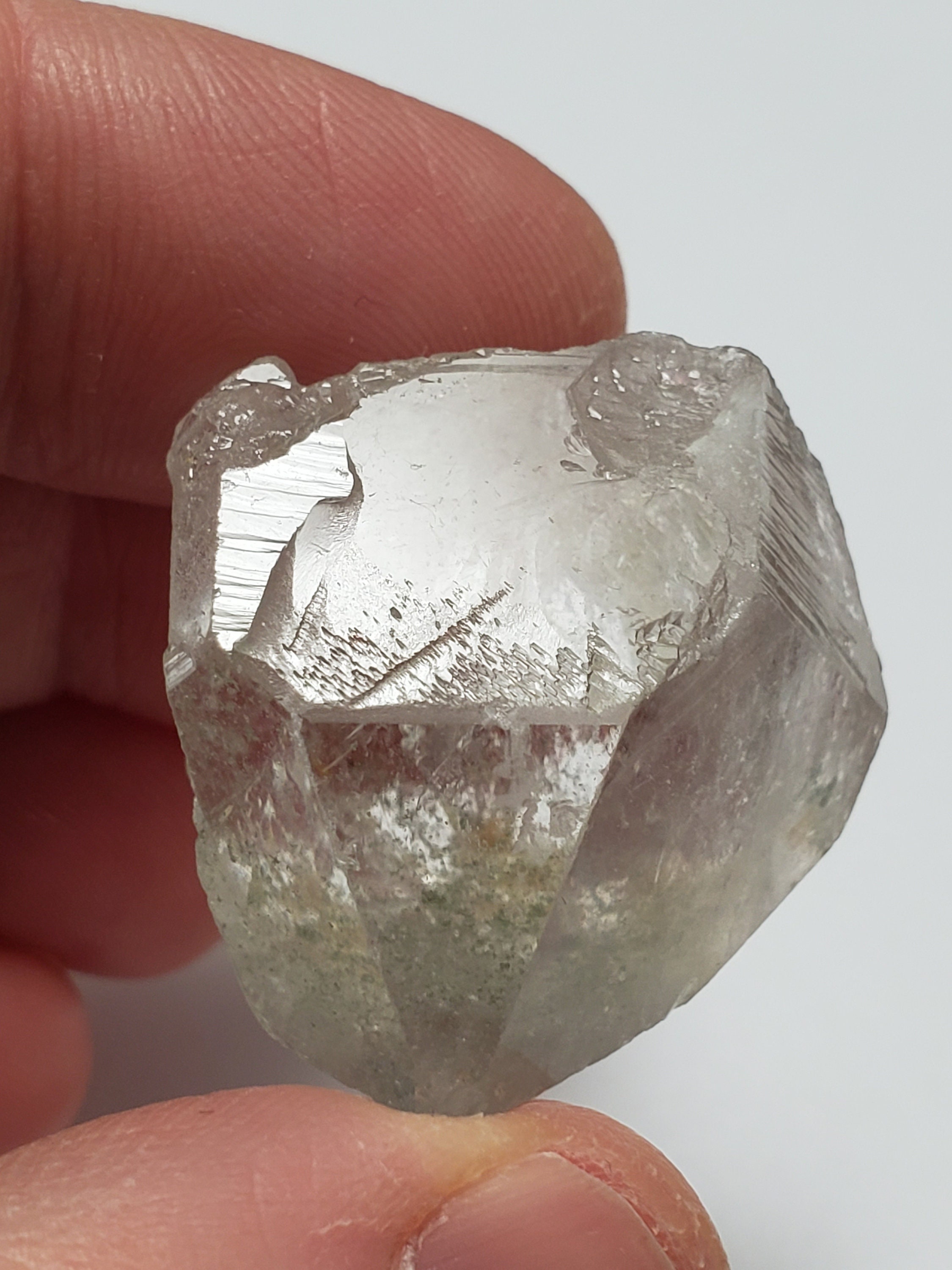 Unpolished 'Garden/ Shaman' Quartz Crystal with Excellent Mineral ...