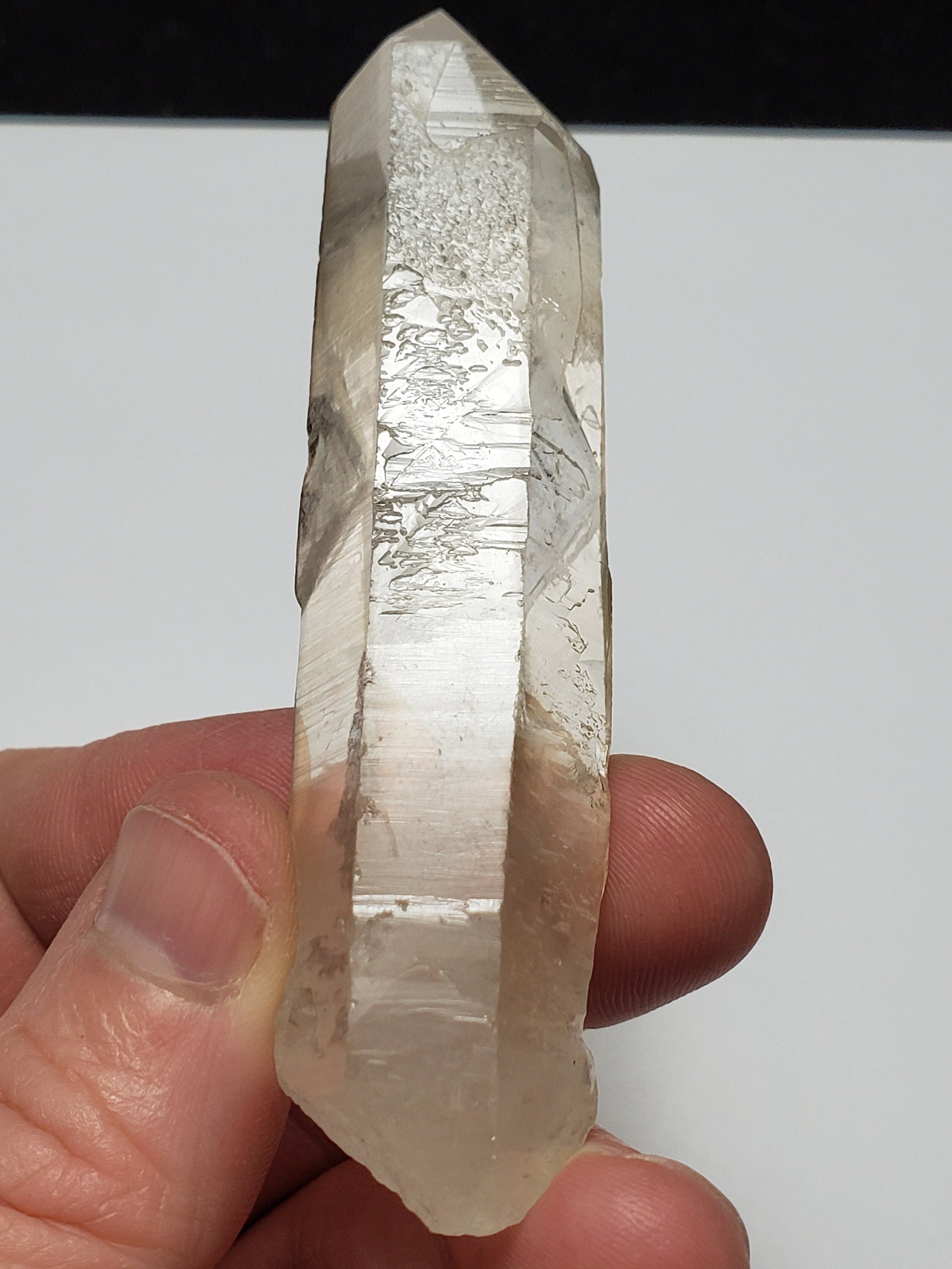 Starbrary Quartz Crystal Light Tangerose Hue- Brazil- Unique Formations ...