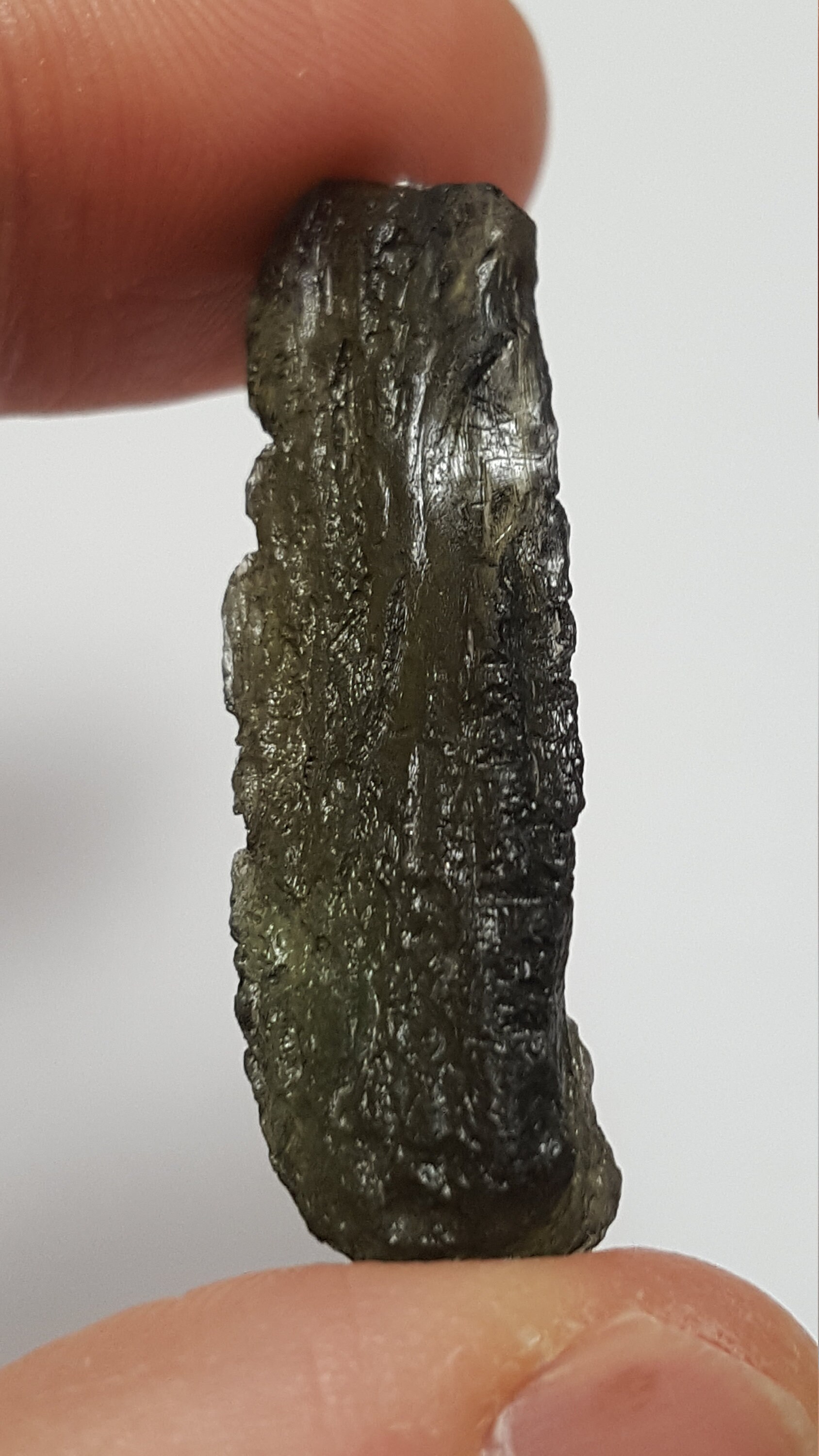 Moldavite- Czech Republic- Nice Tektite- Excellent Color and Texture- 4 ...