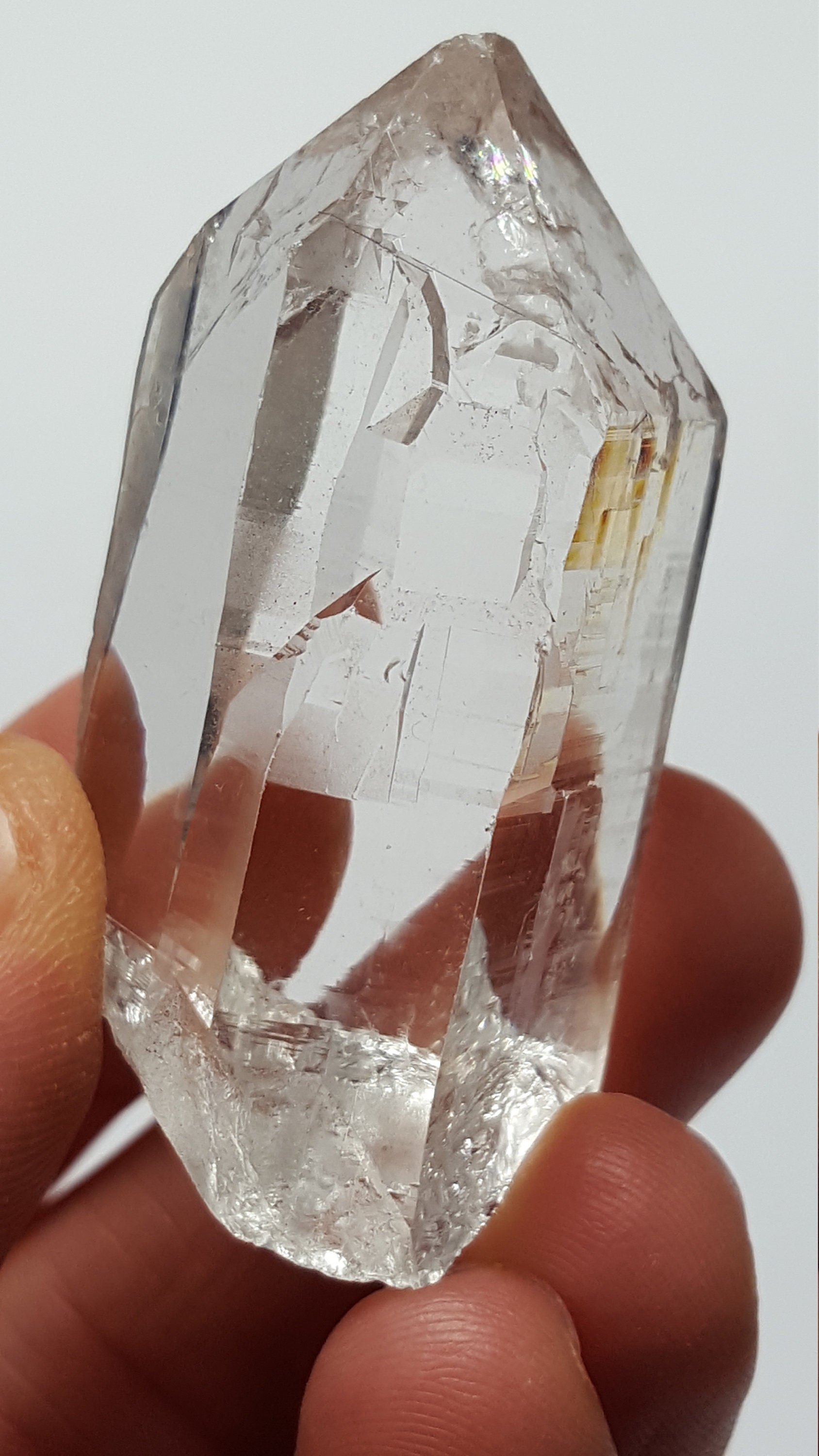 Cathedral Quartz with Tourmaline Inclusions from Brazil- Beautiful ...