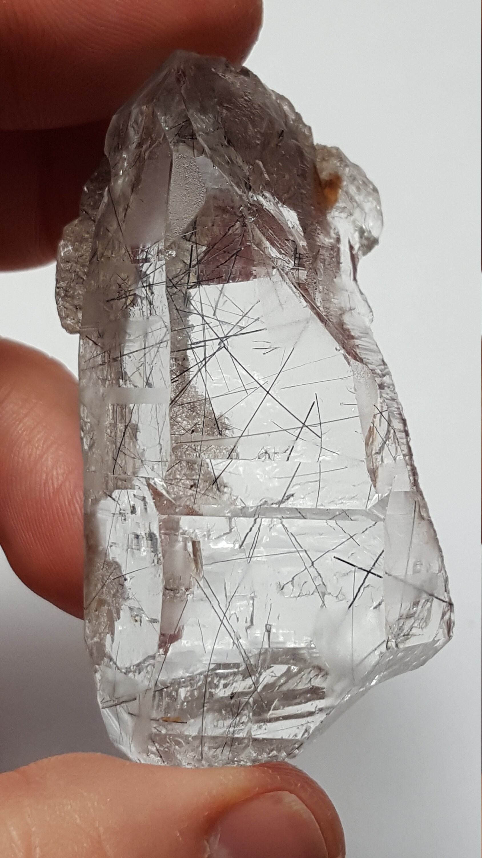 Cathedral Quartz with Tourmaline Inclusions from Brazil- Beautiful ...
