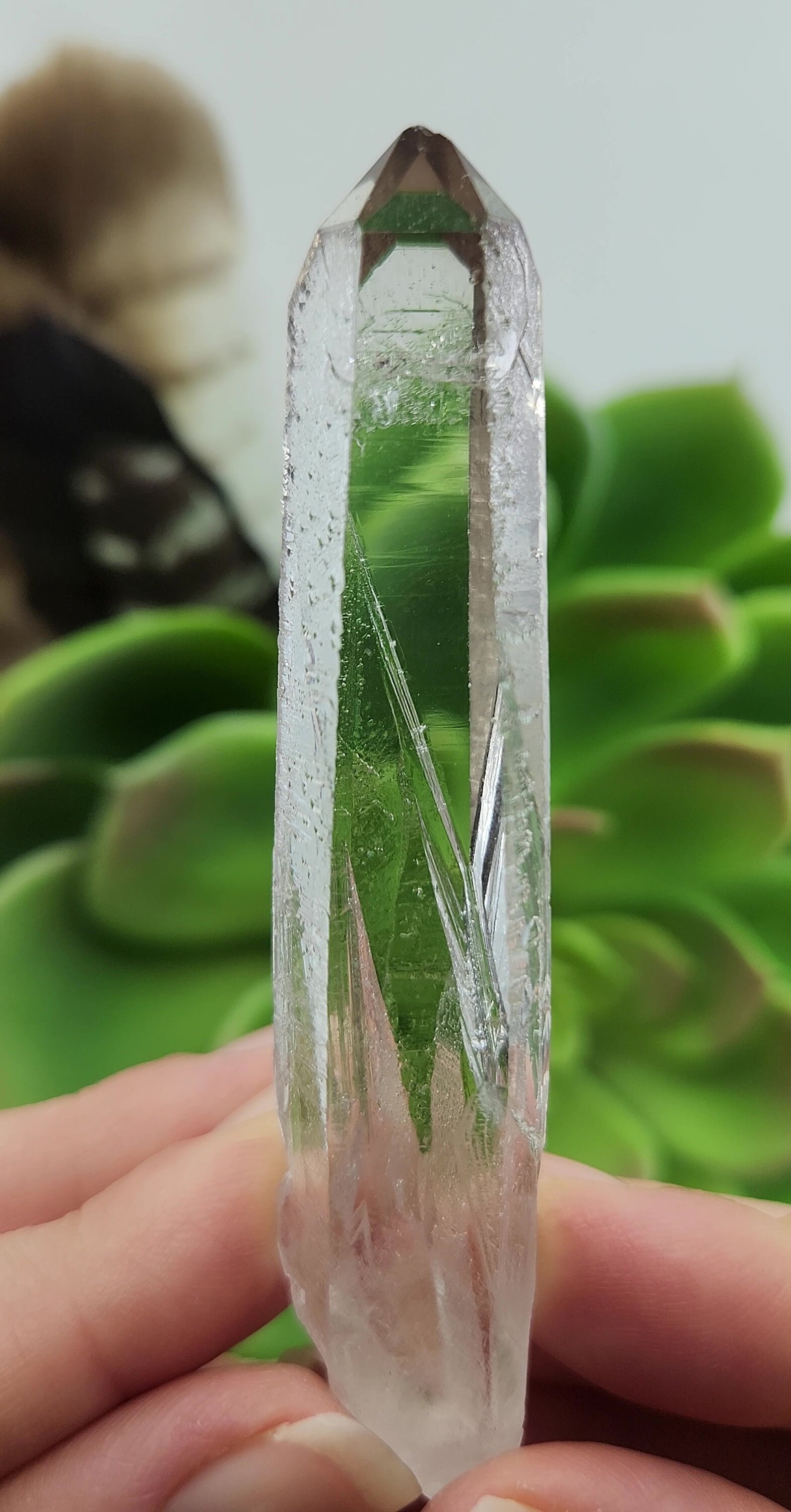 Starbrary Quartz- 9 cm Long- Zeca De Souza, Brazil- Long Slender Wand ...