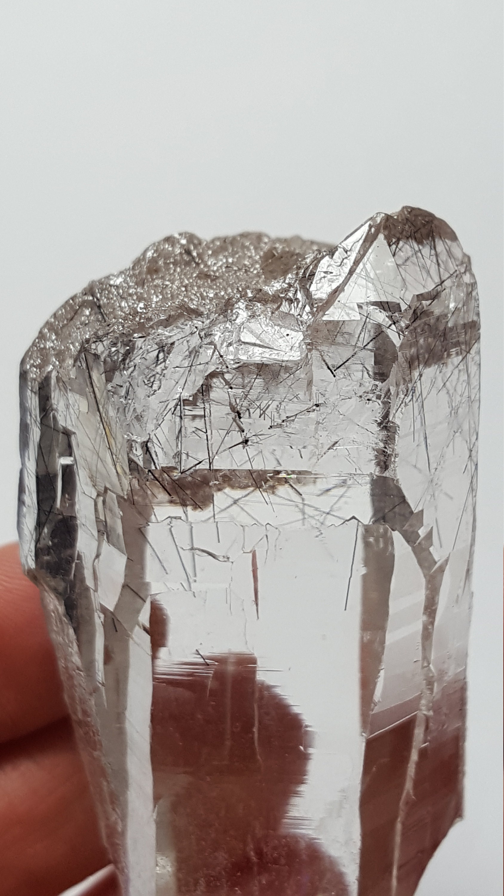 Cathedral Quartz with Tourmaline Inclusions from Brazil- Beautiful ...