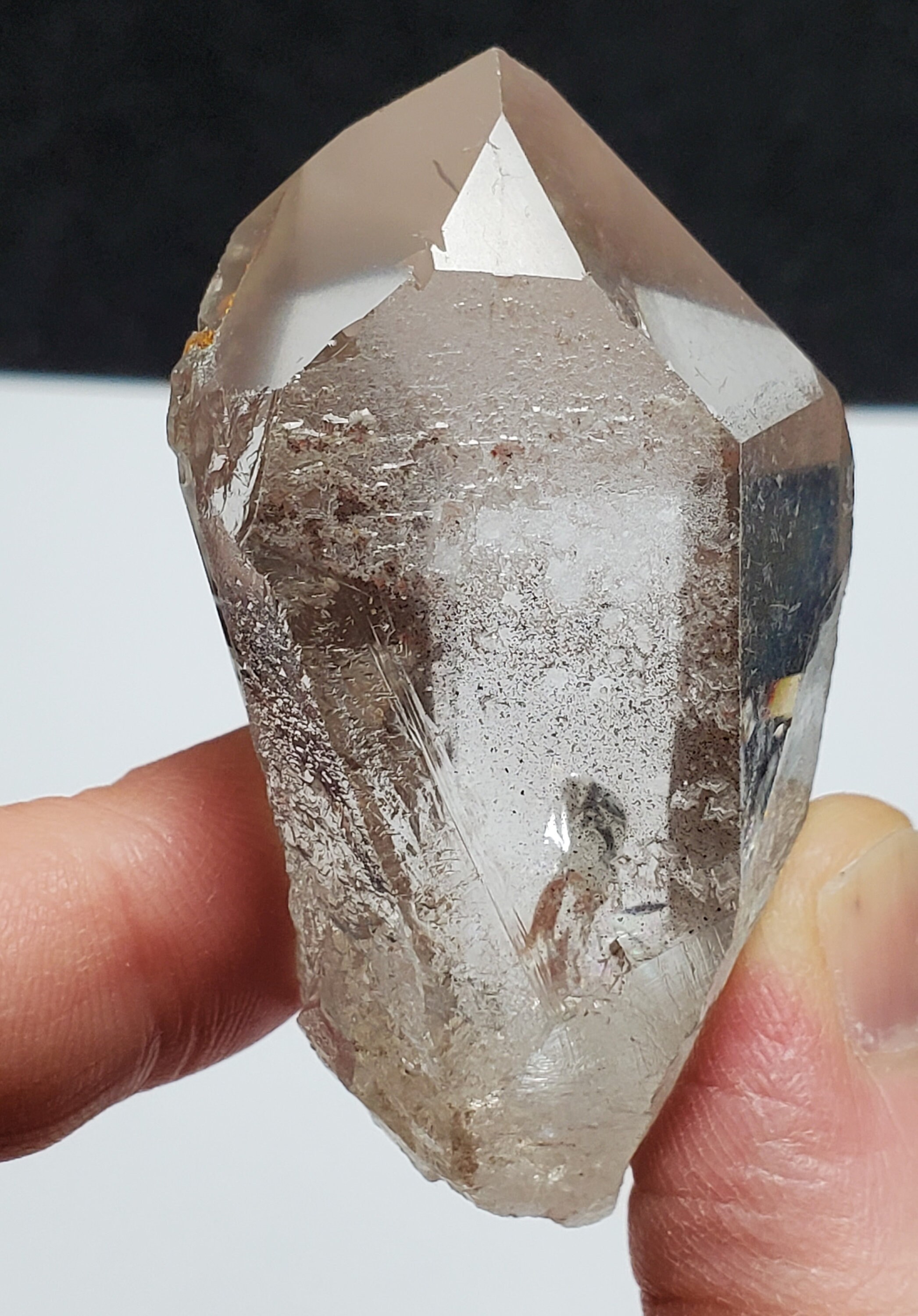 Etched Quartz 'Cube Codex' Crystal- 5.6 cm Long- Serra Do Cabral ...