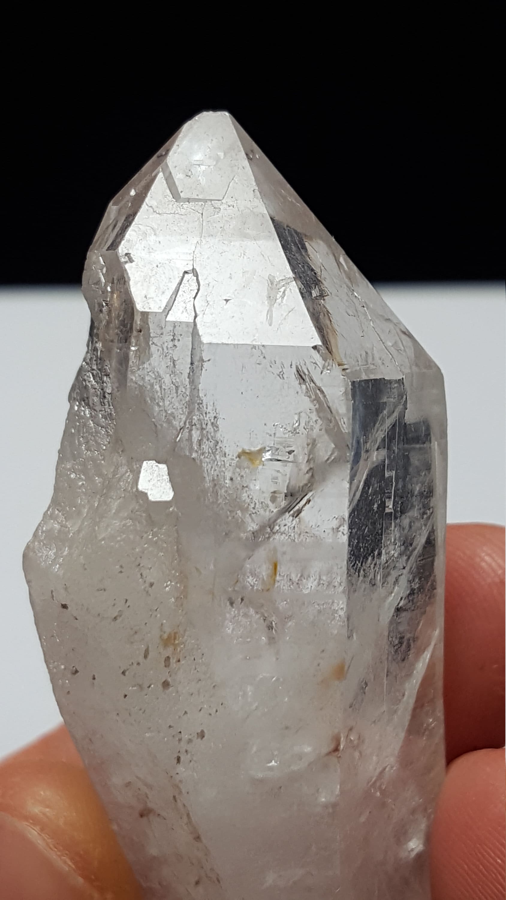 Cathedral Quartz with Tourmaline Inclusions from Brazil- Beautiful ...