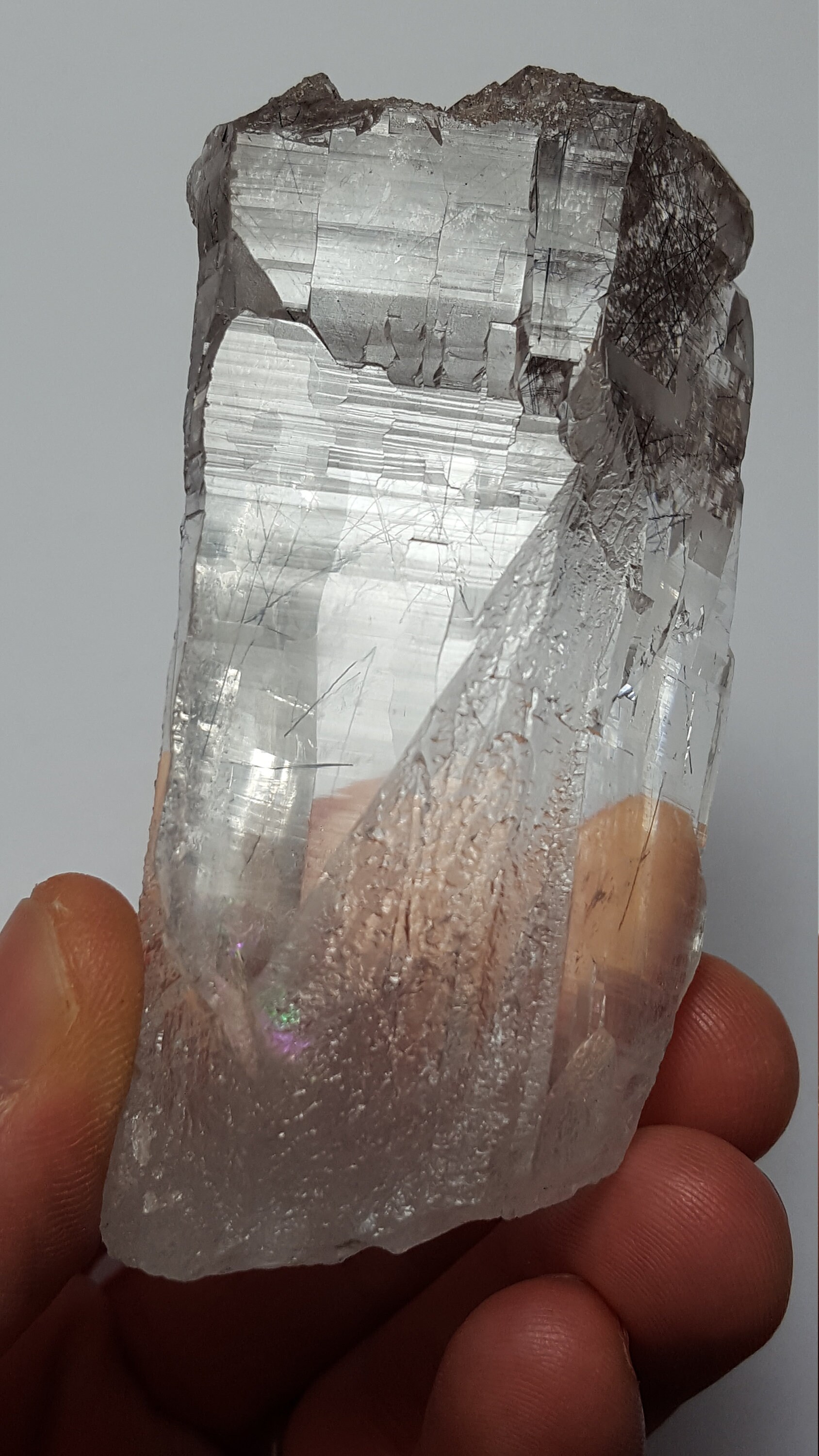 Cathedral Quartz with Tourmaline Inclusions from Brazil- Beautiful ...