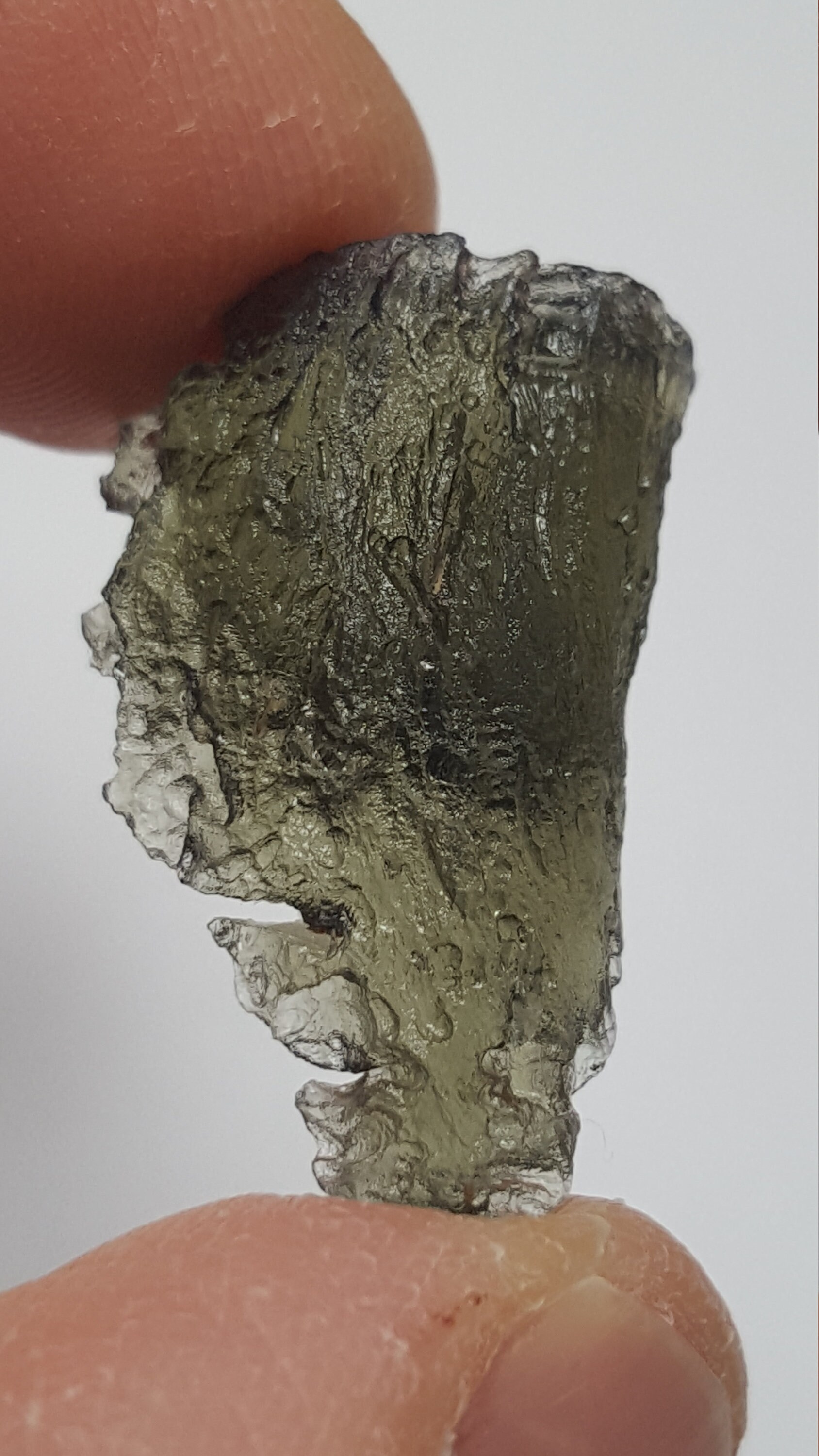 Raw Genuine Moldavite 2.6 Grams or 13 Carat Moldavite Tektite Piece or ...