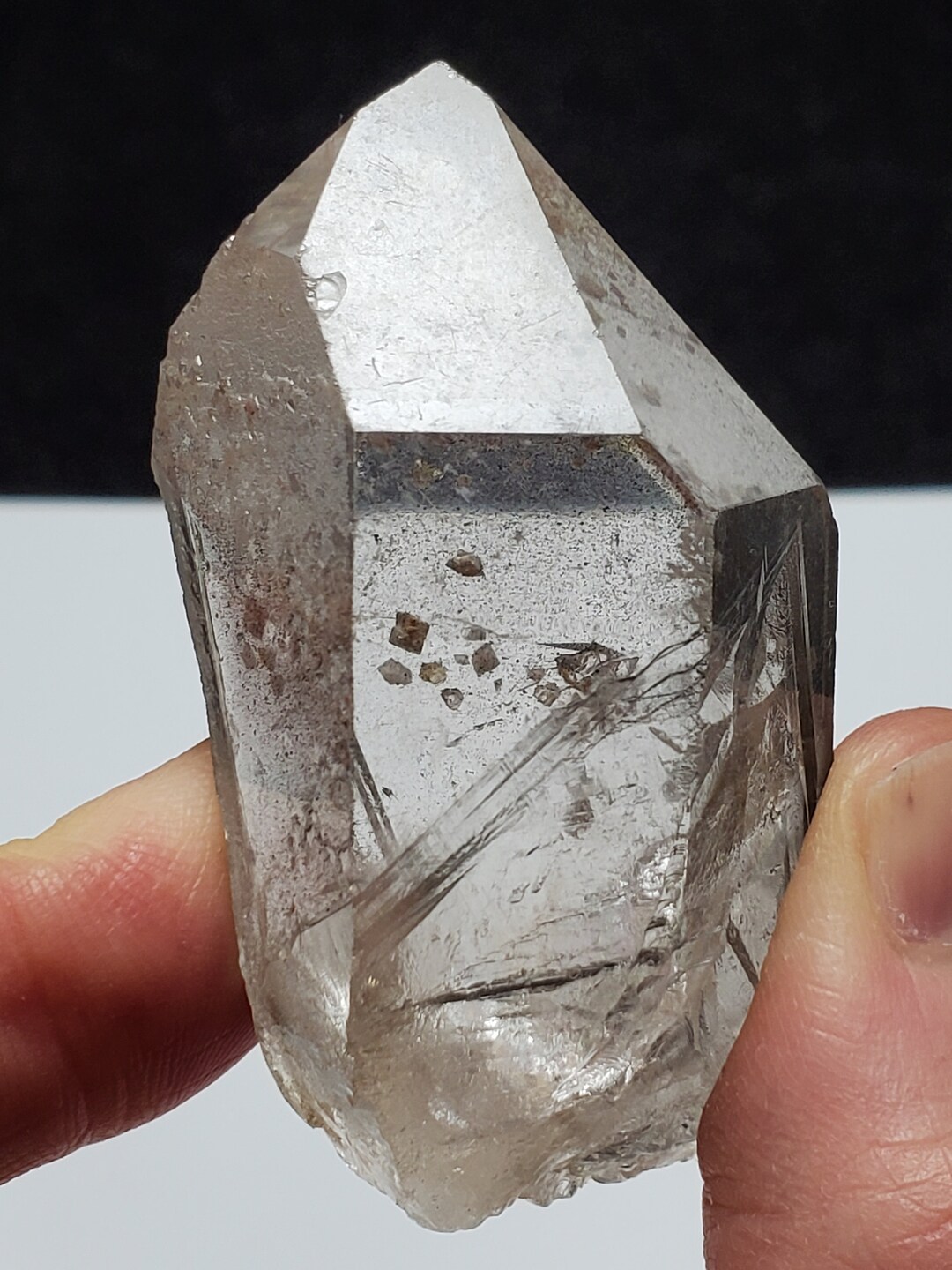 Etched Quartz 'cube Codex' Crystal 5.6 Cm Long Serra Do Cabral, Brazil ...