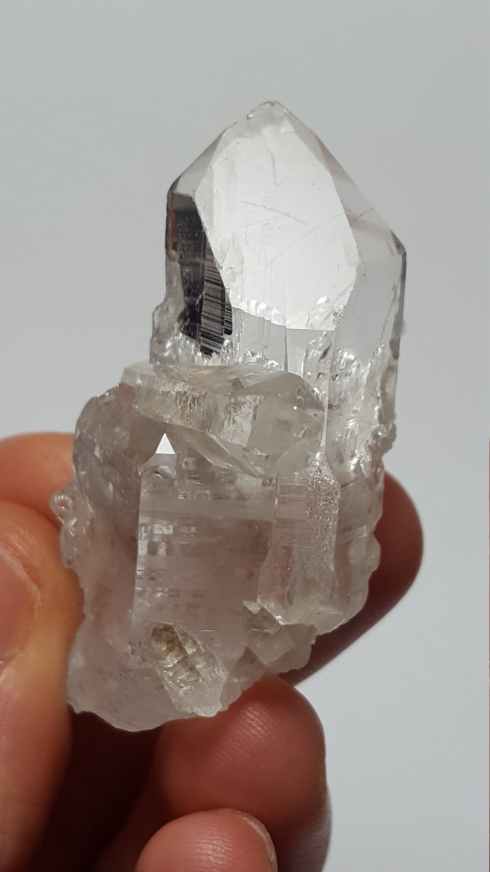 Cathedral Quartz with Tourmaline Inclusions from Brazil- Beautiful ...
