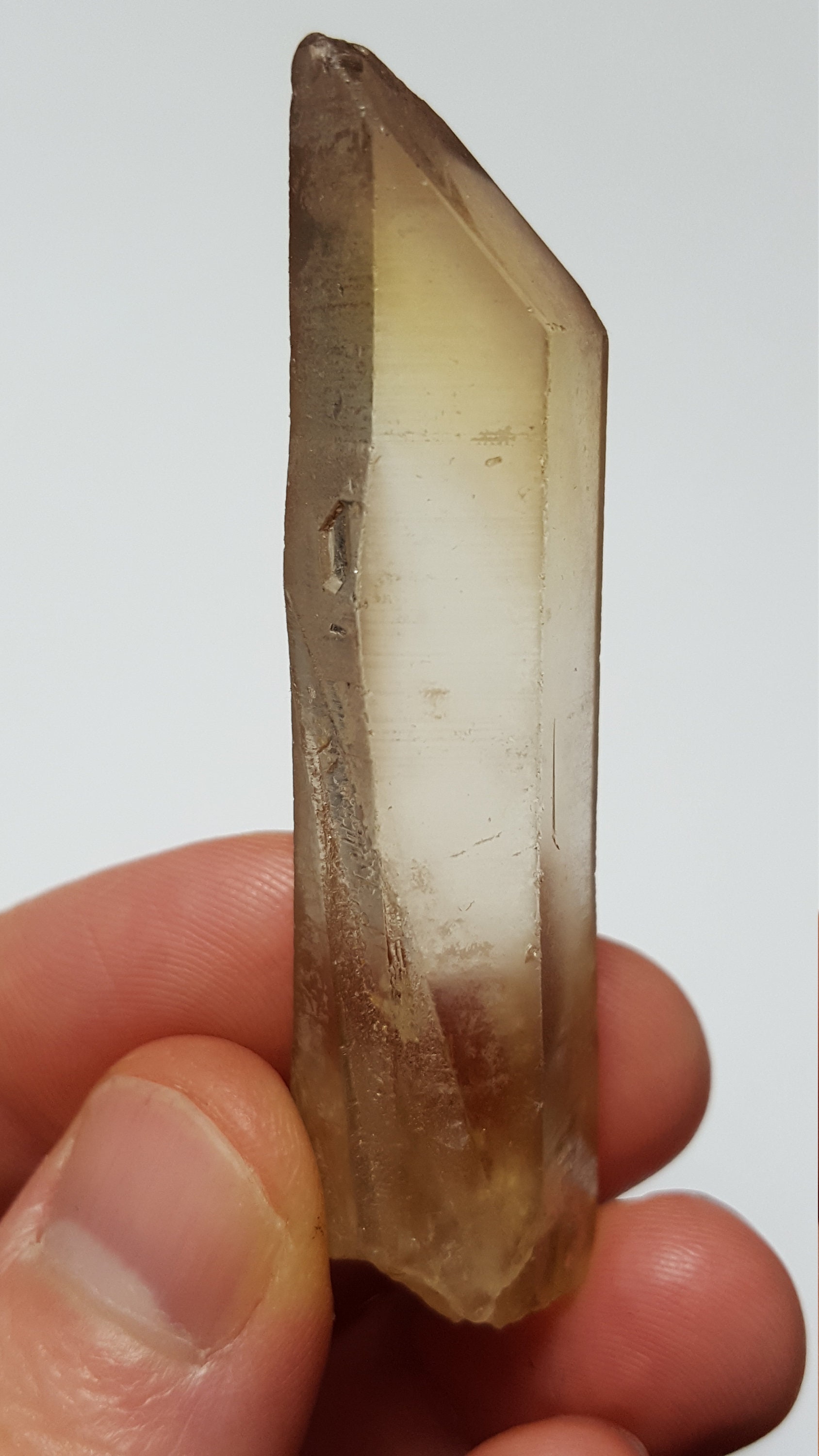 Natural Citrine Quartz Crystal from Zambia Africa- Gradual Color Zones ...