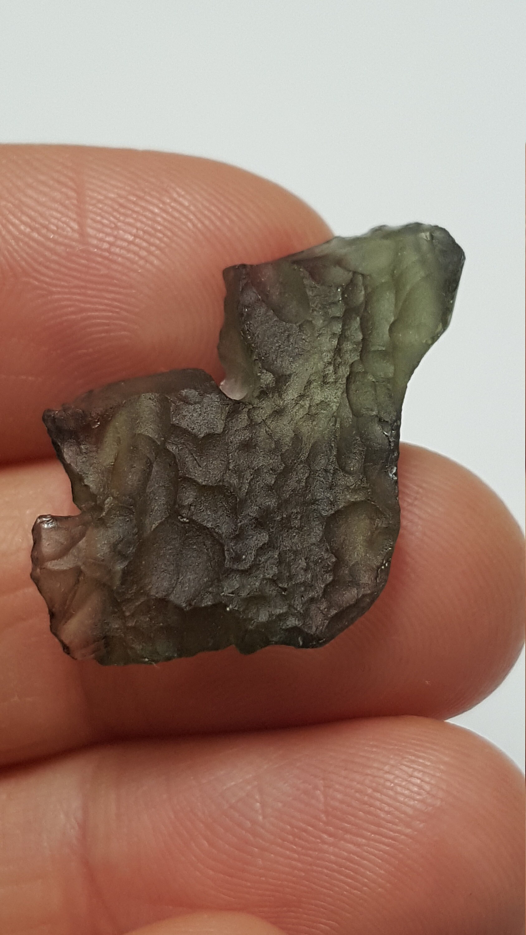 Moldavite- Czech Republic- Nice Tektite- Excellent Color and Texture- 2 ...