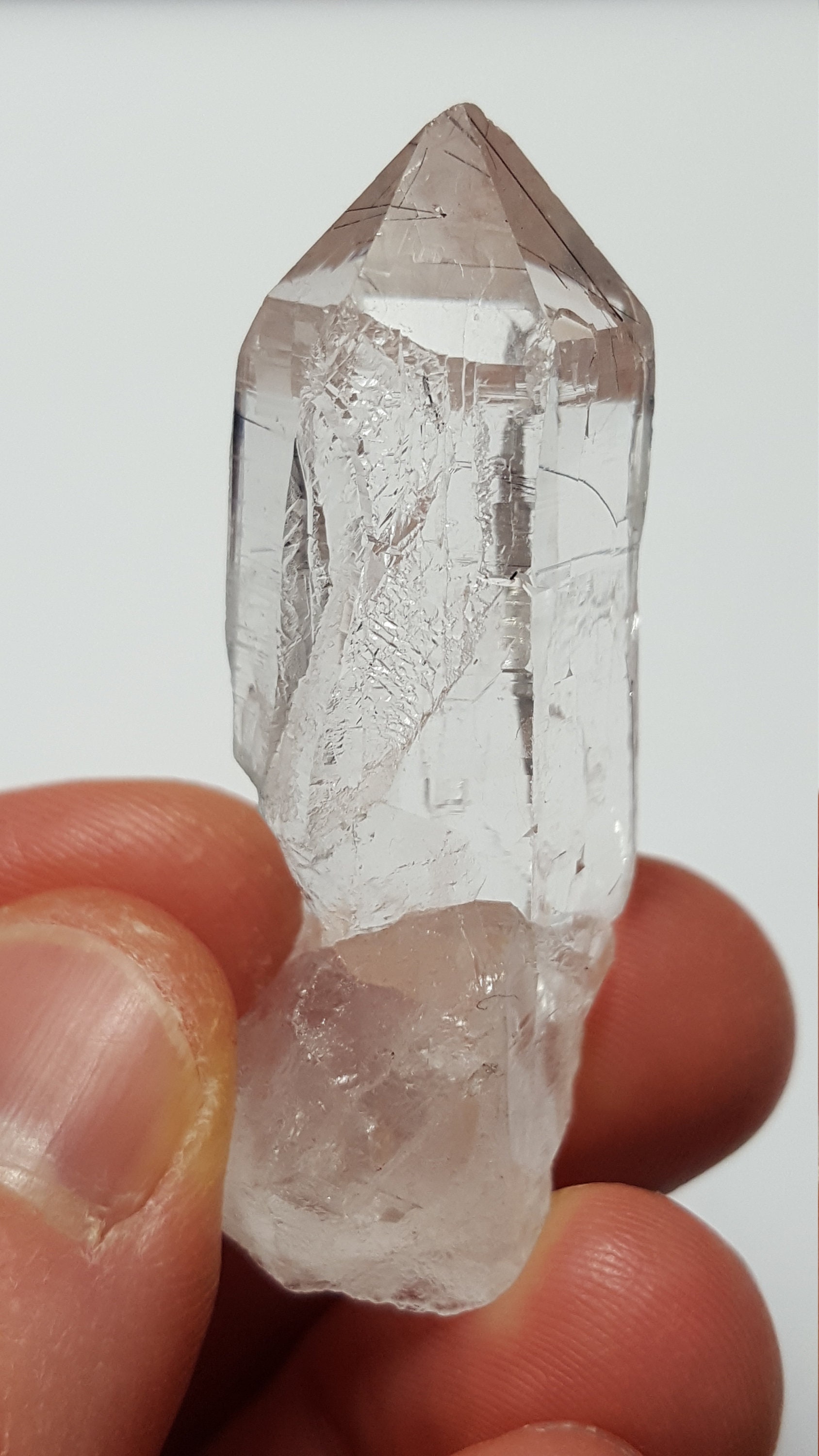 Cathedral Quartz with Tourmaline Inclusions from Brazil- Beautiful ...