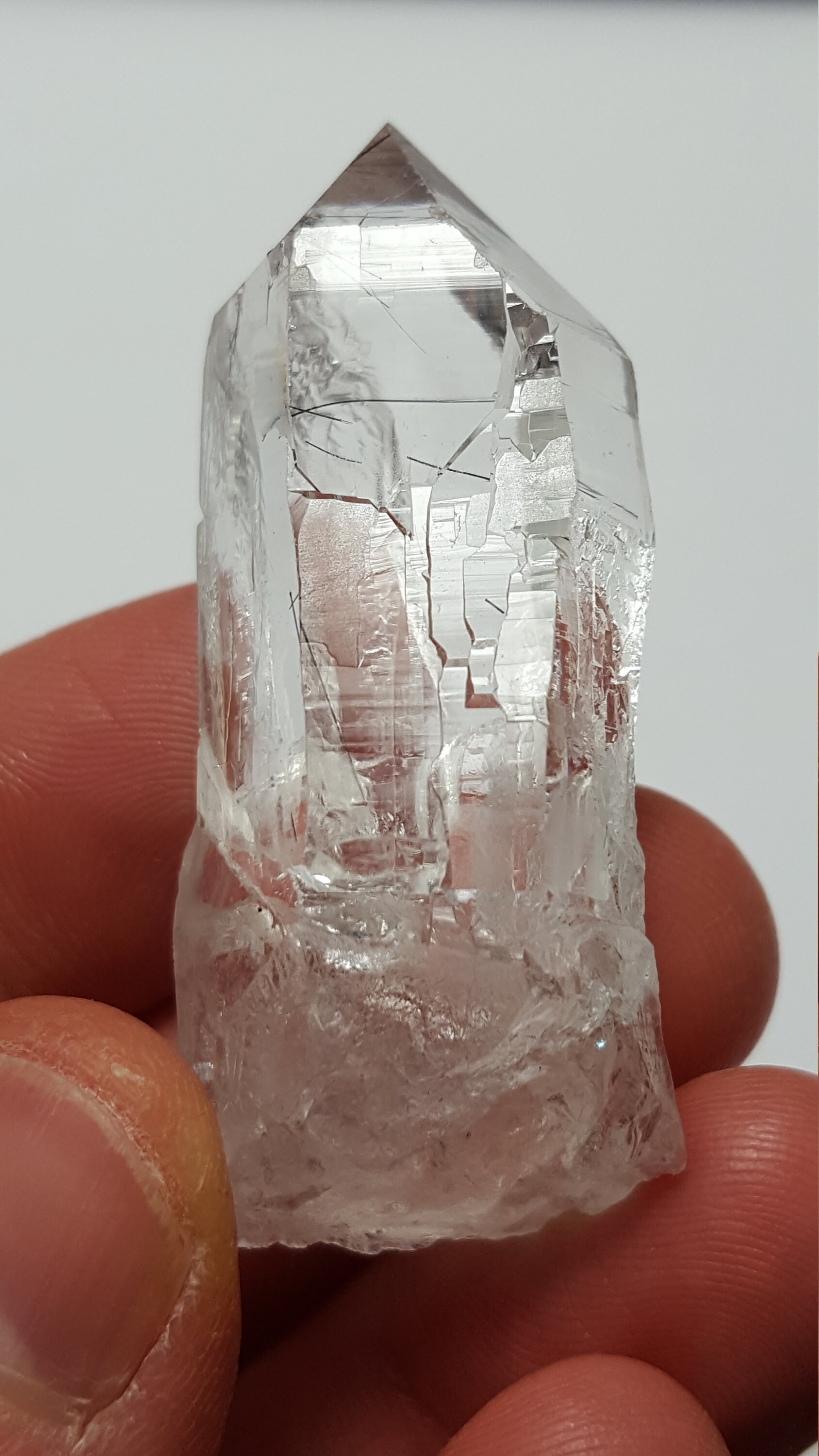 Cathedral Quartz with Tourmaline Inclusions from Brazil- Beautiful ...