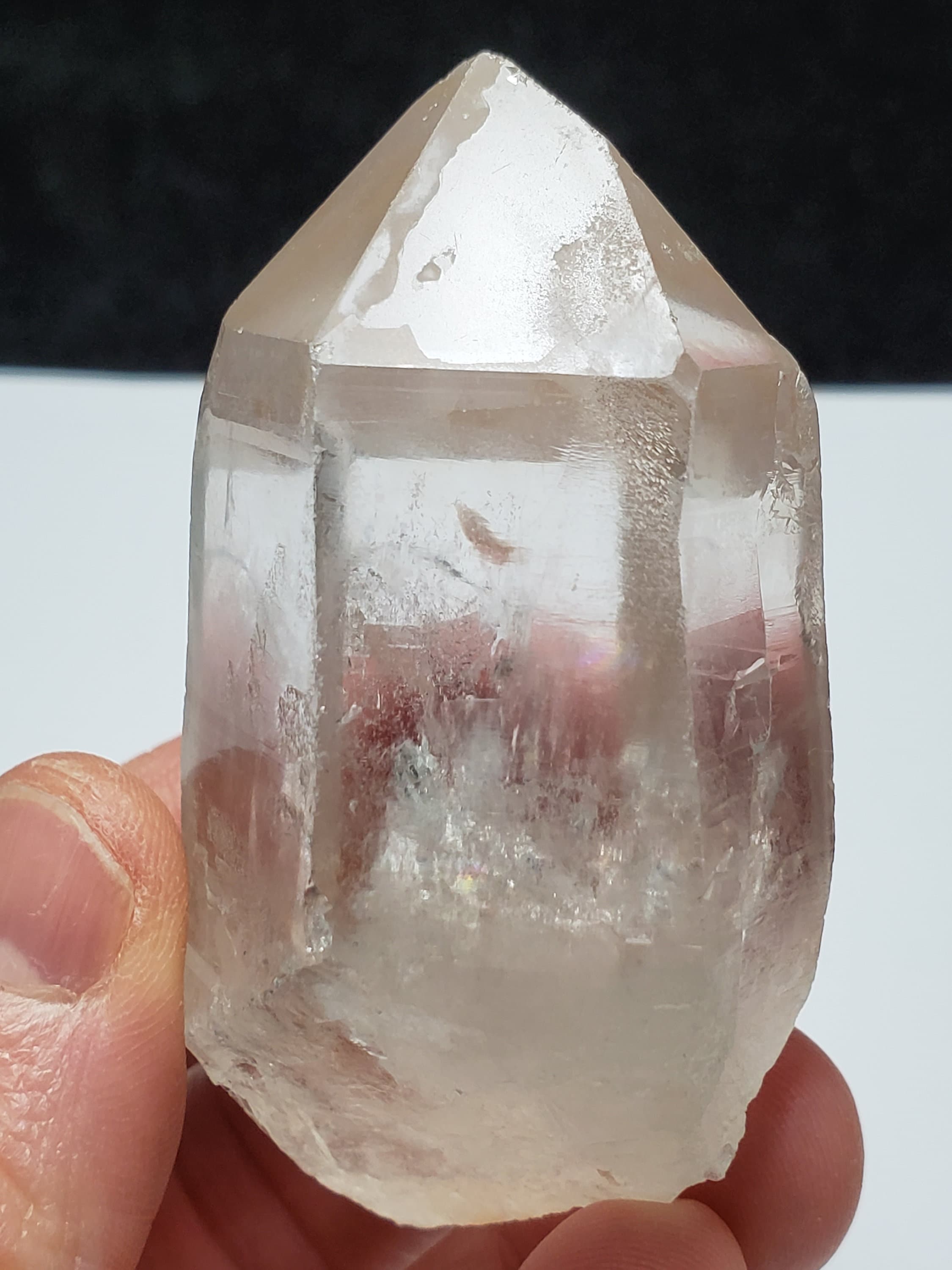 Quartz Crystal Light Tangerine Hue- Brazil- Bargain Price- Unique ...