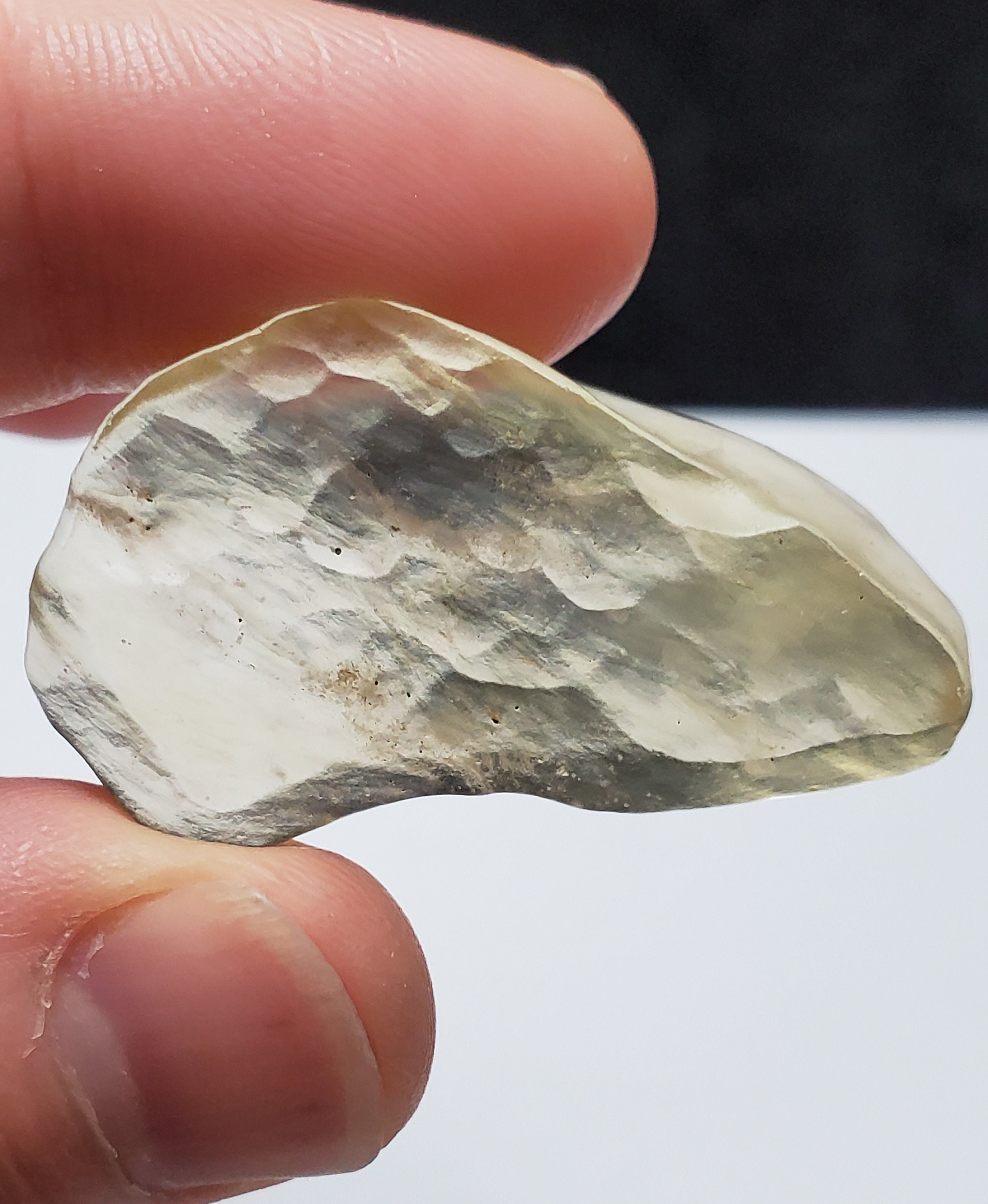 Libyan Desert Glass Tektite 7 Grams or 35 Carat- Excellent Clarity and ...