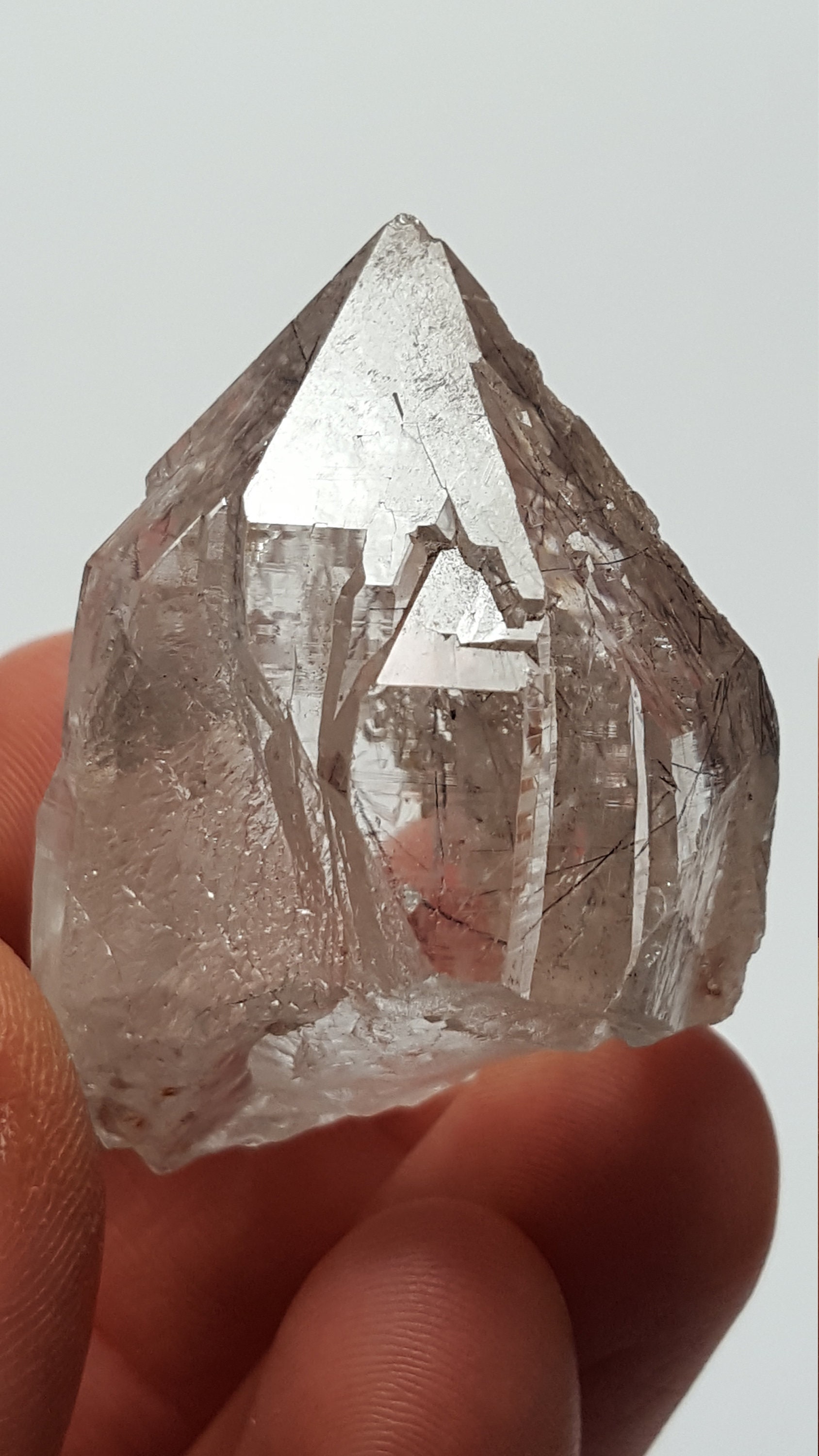 Cathedral Quartz with Tourmaline Inclusions from Brazil- Beautiful ...
