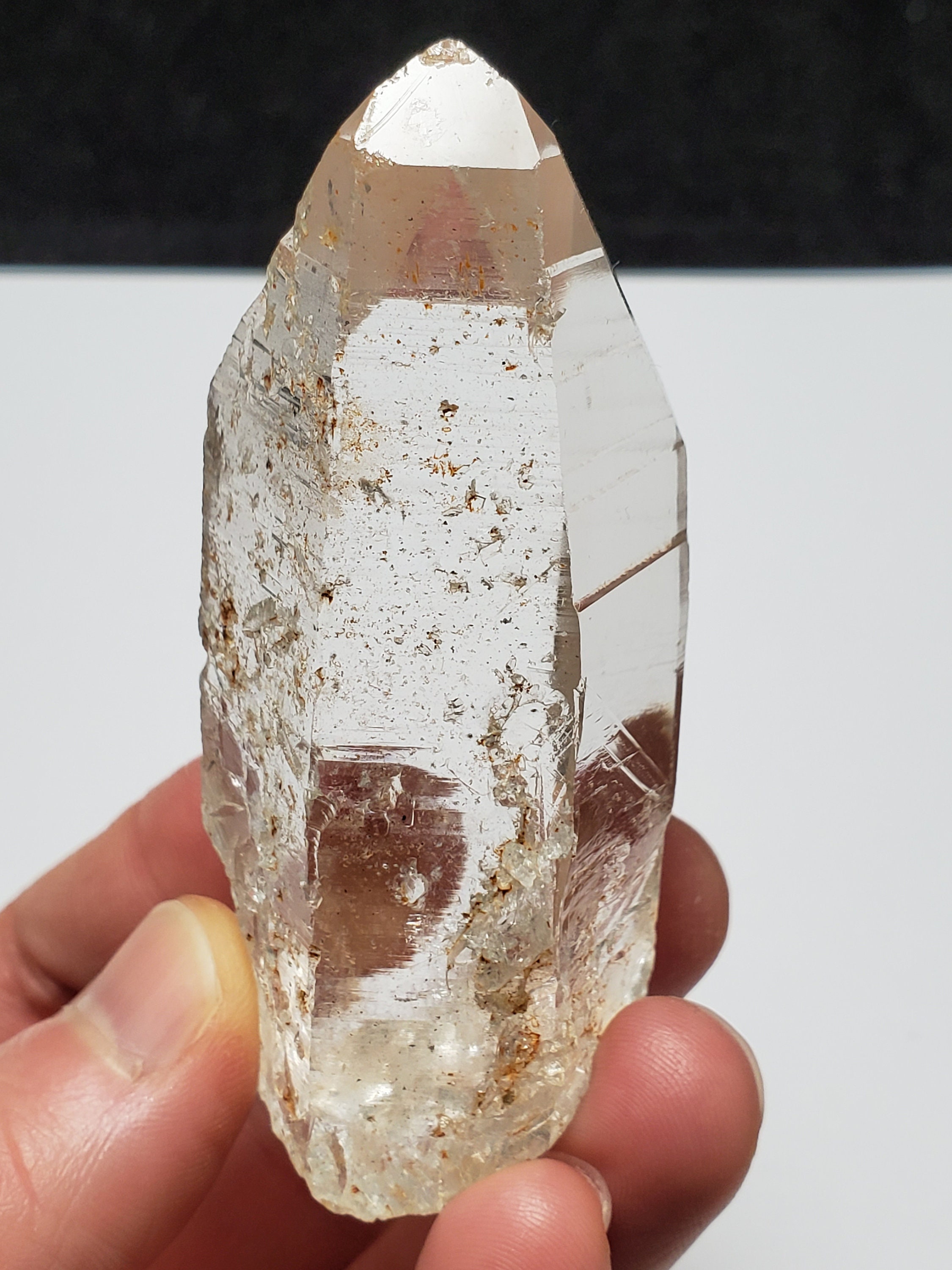 3 Inch, 110 Grams- Optical Quartz Crystal from Arkansas, USA, Water ...