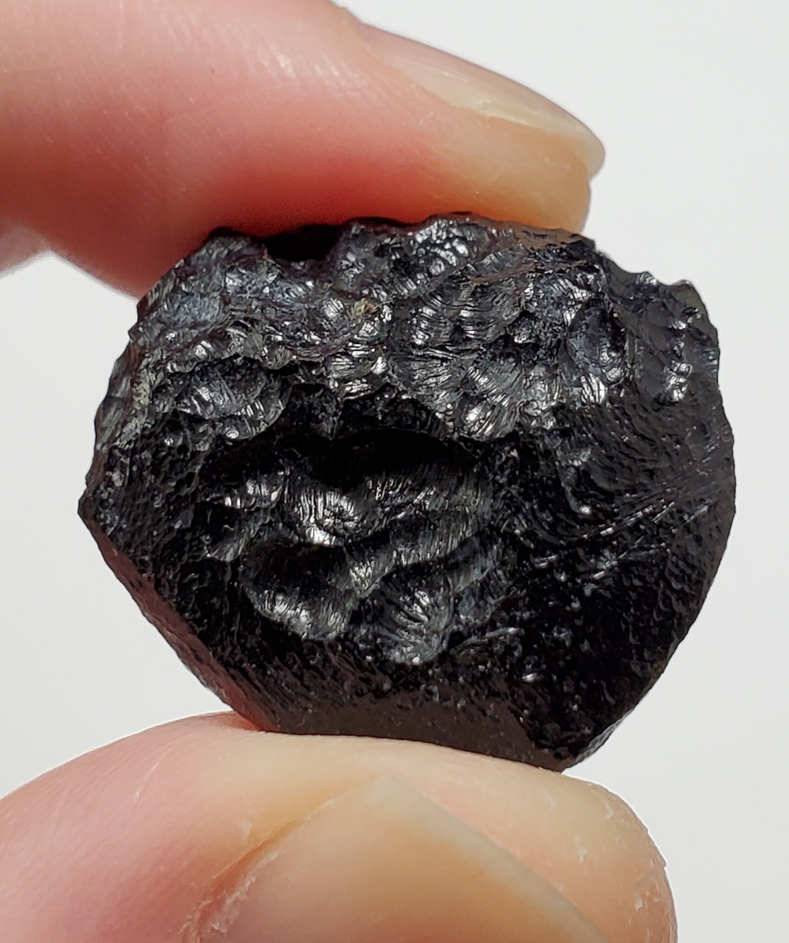 Tektite from Thailand- 7.8 Grams- Thailandite, Indochinite- Intricate ...