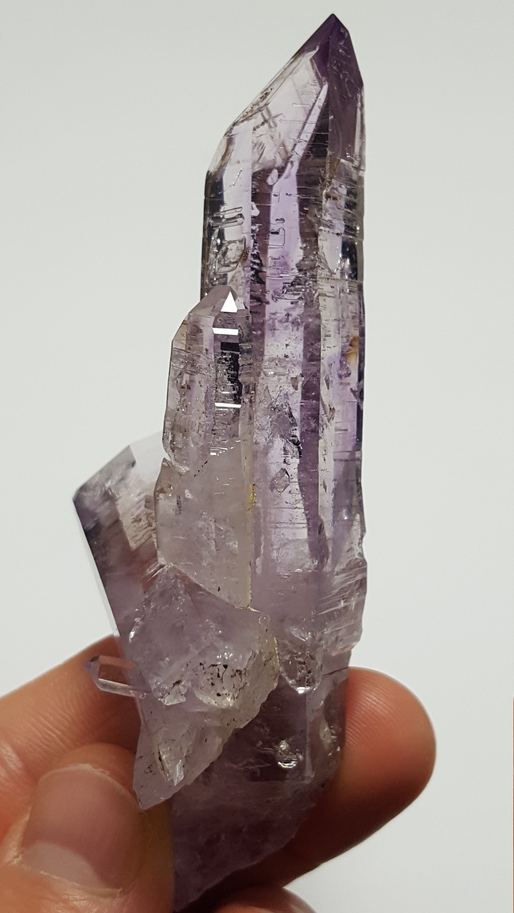 70 Grams- 3.75 Inches Tall- Beautiful Lavender Amethyst from Veracruz ...