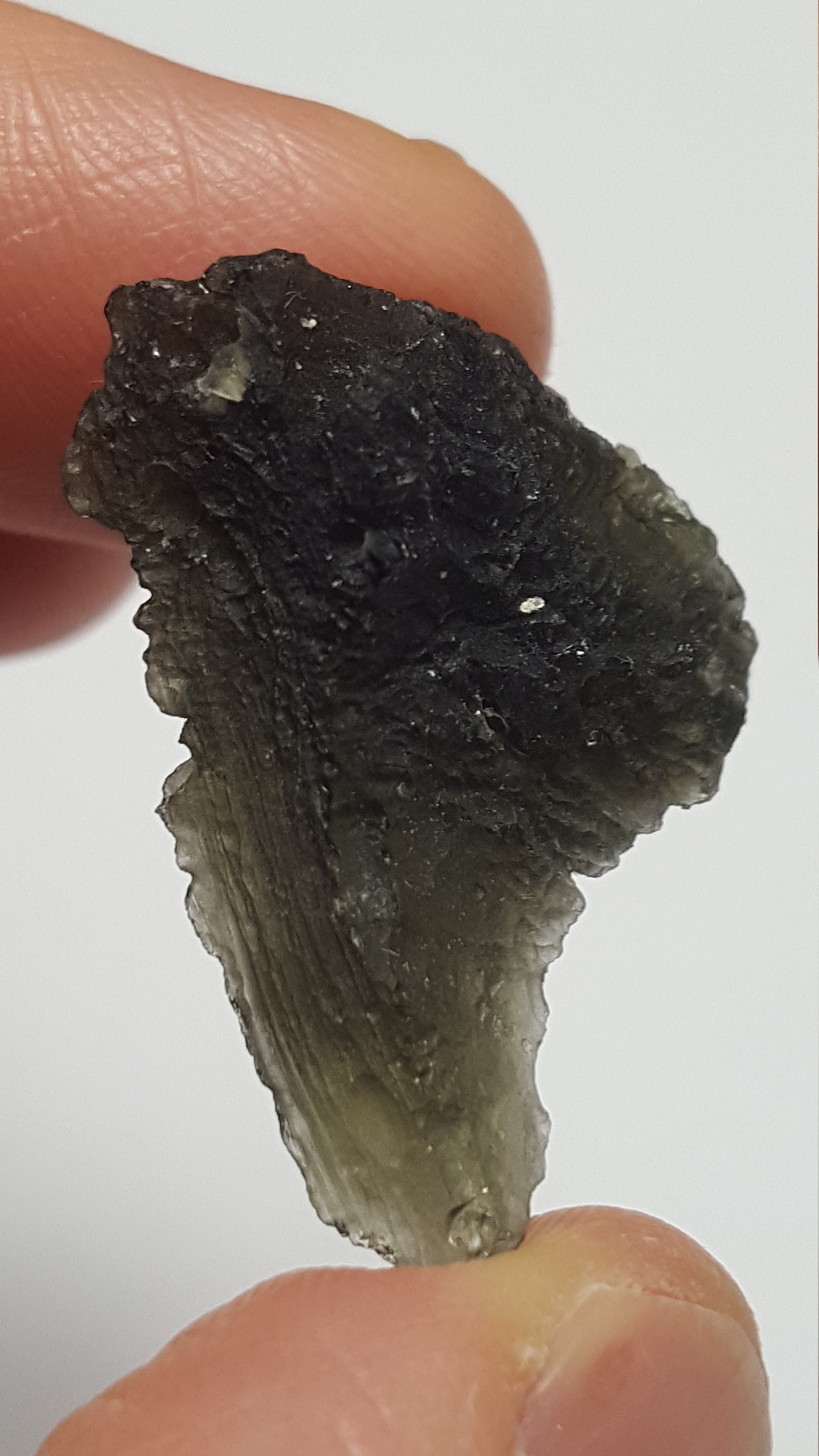 Moldavite- Czech Republic- Nice Tektite- Excellent Color and Texture- 5 ...