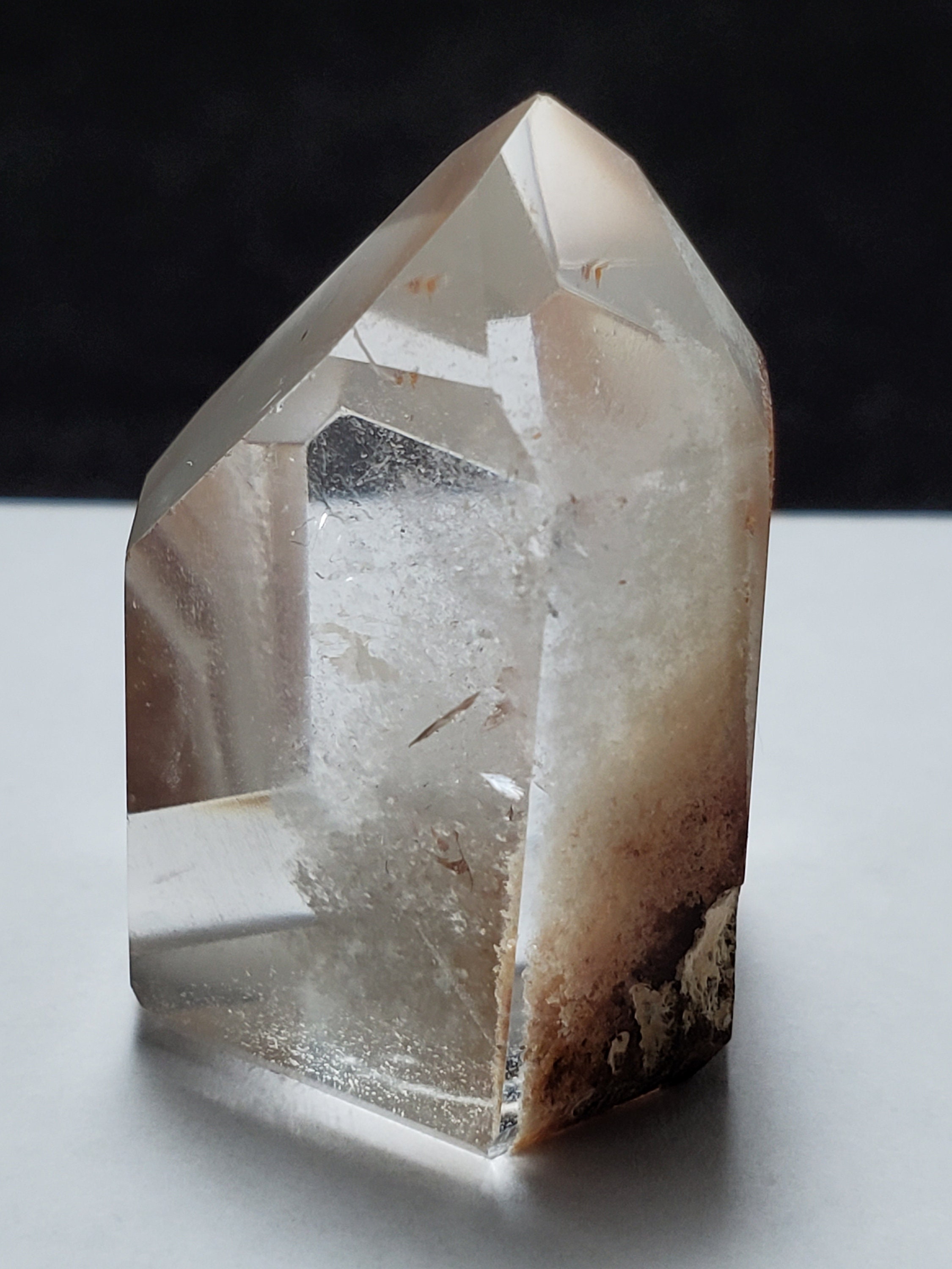 Small Polished Quartz Crystal from Brazil with Chlorite Phantoms- Fully ... Small Polished Quartz Crystal from Brazil with Chlorite Phantoms- Fully ...