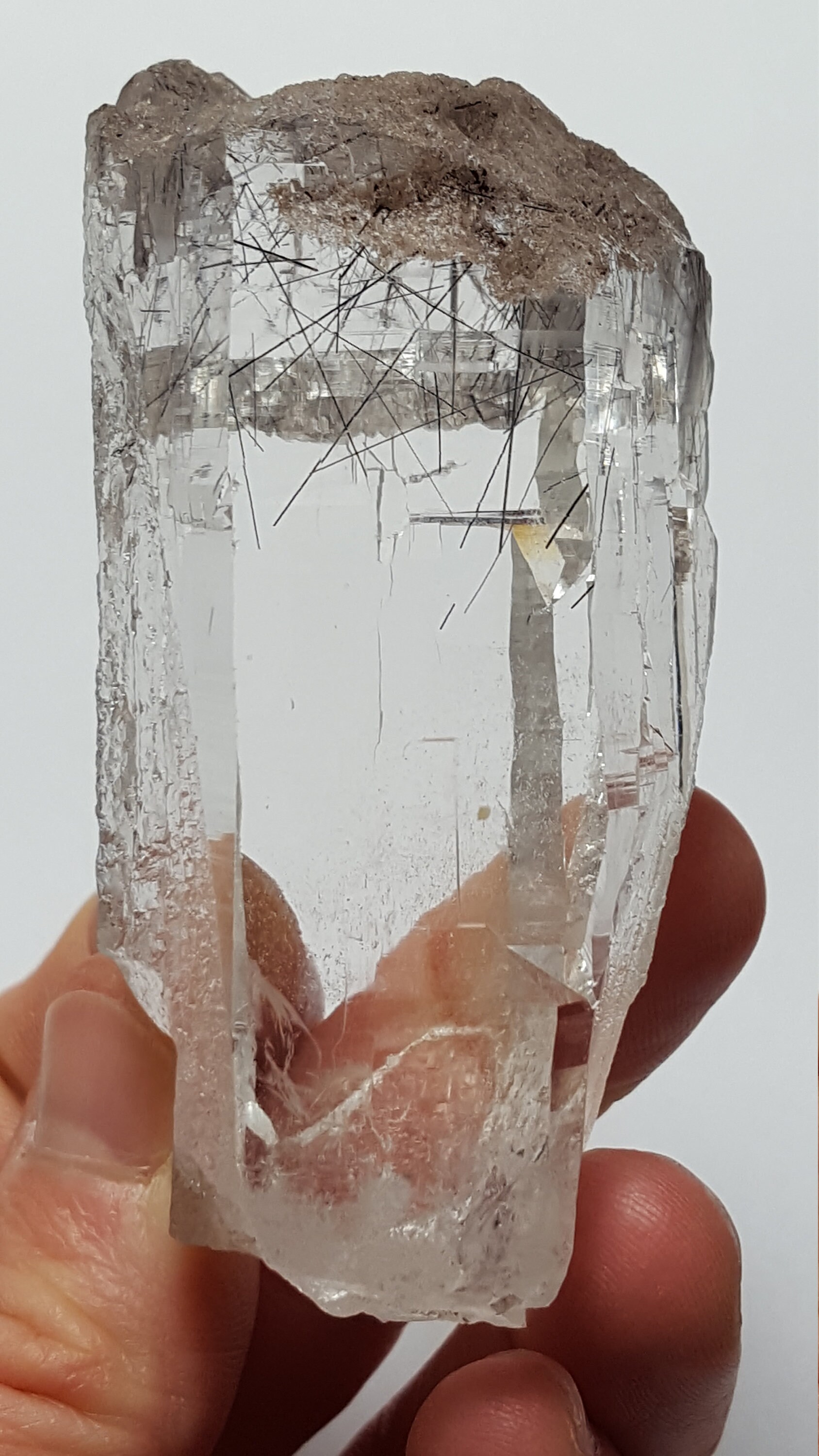 Cathedral Quartz with Tourmaline Inclusions from Brazil- Beautiful ...